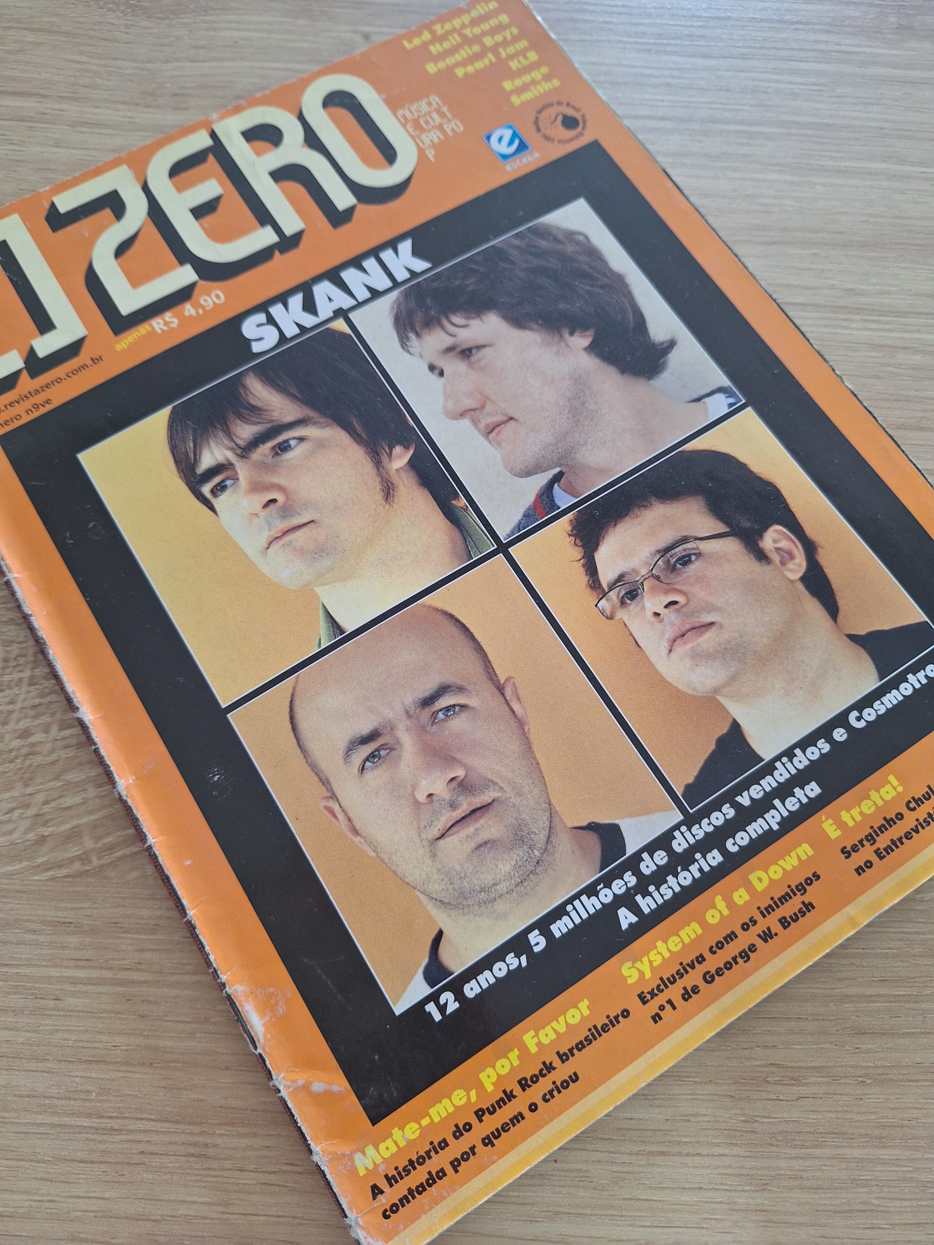 Revista Zero N° 09 – Janna Revistas e Discos