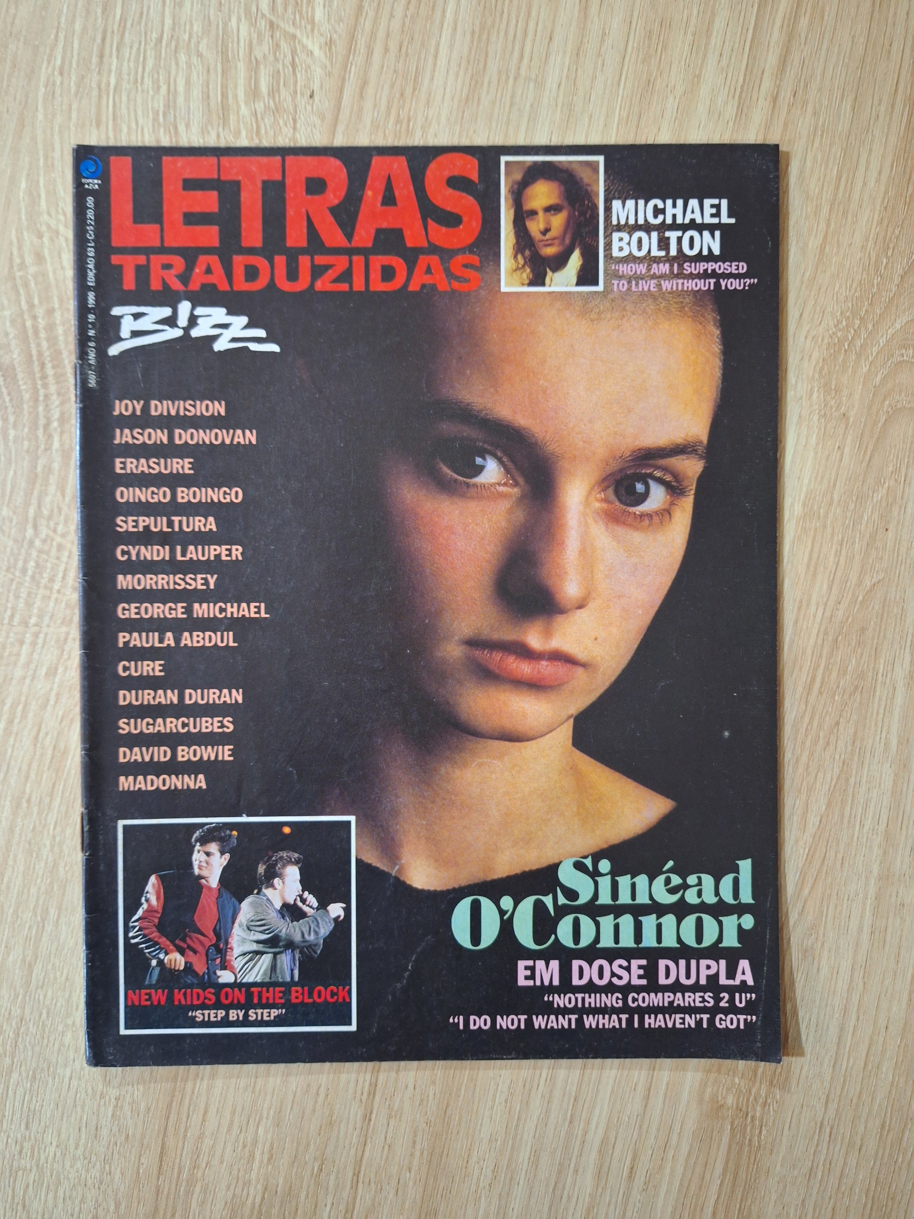 Revista Bizz Letras Traduzidas 10 (1990) – Janna Revistas e Discos