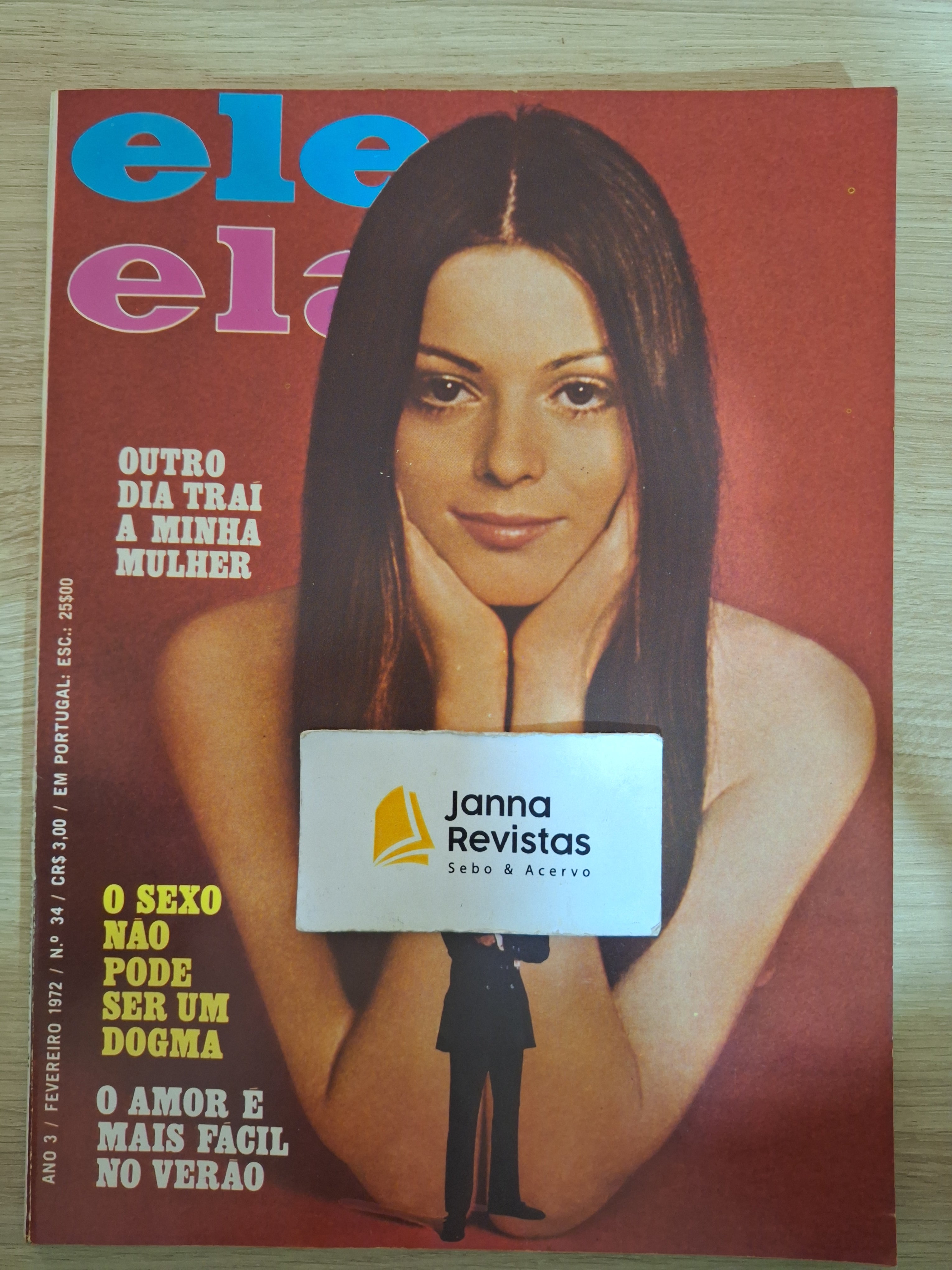 Revista Ele Ela 34 (1972) – Janna Revistas e Discos