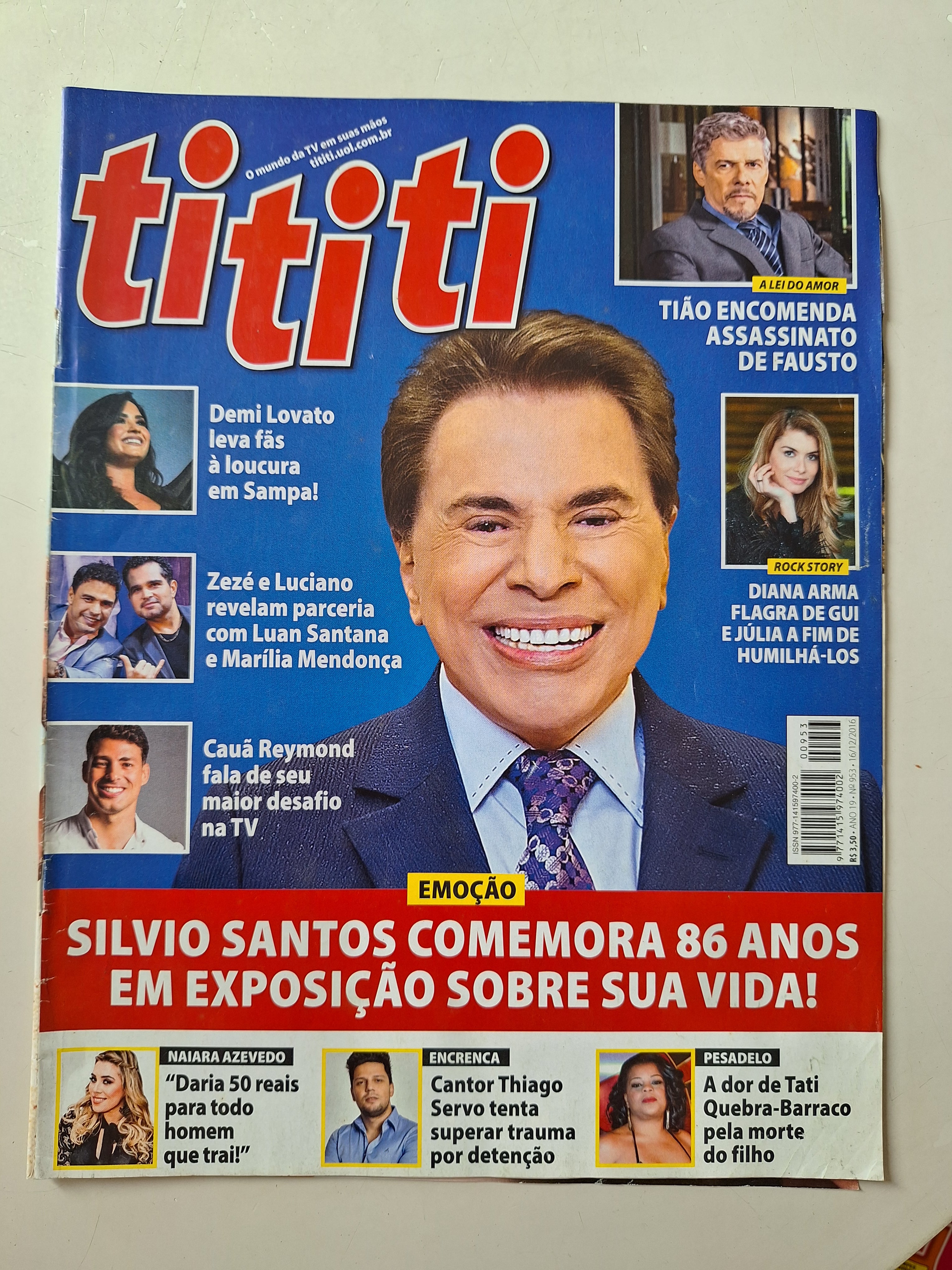 Revista Tititi N° 953 (2016) – Janna Revistas e Discos