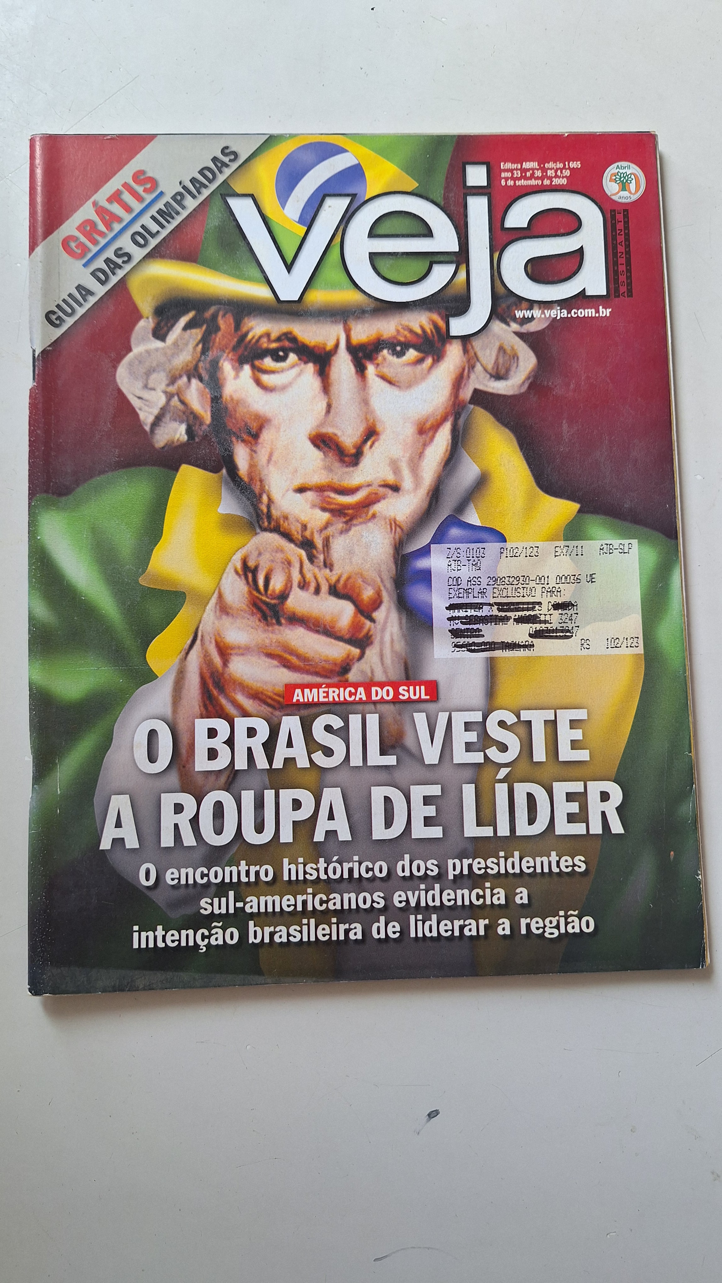 Revista Veja N° 1665 (2000) – Janna Revistas e Discos