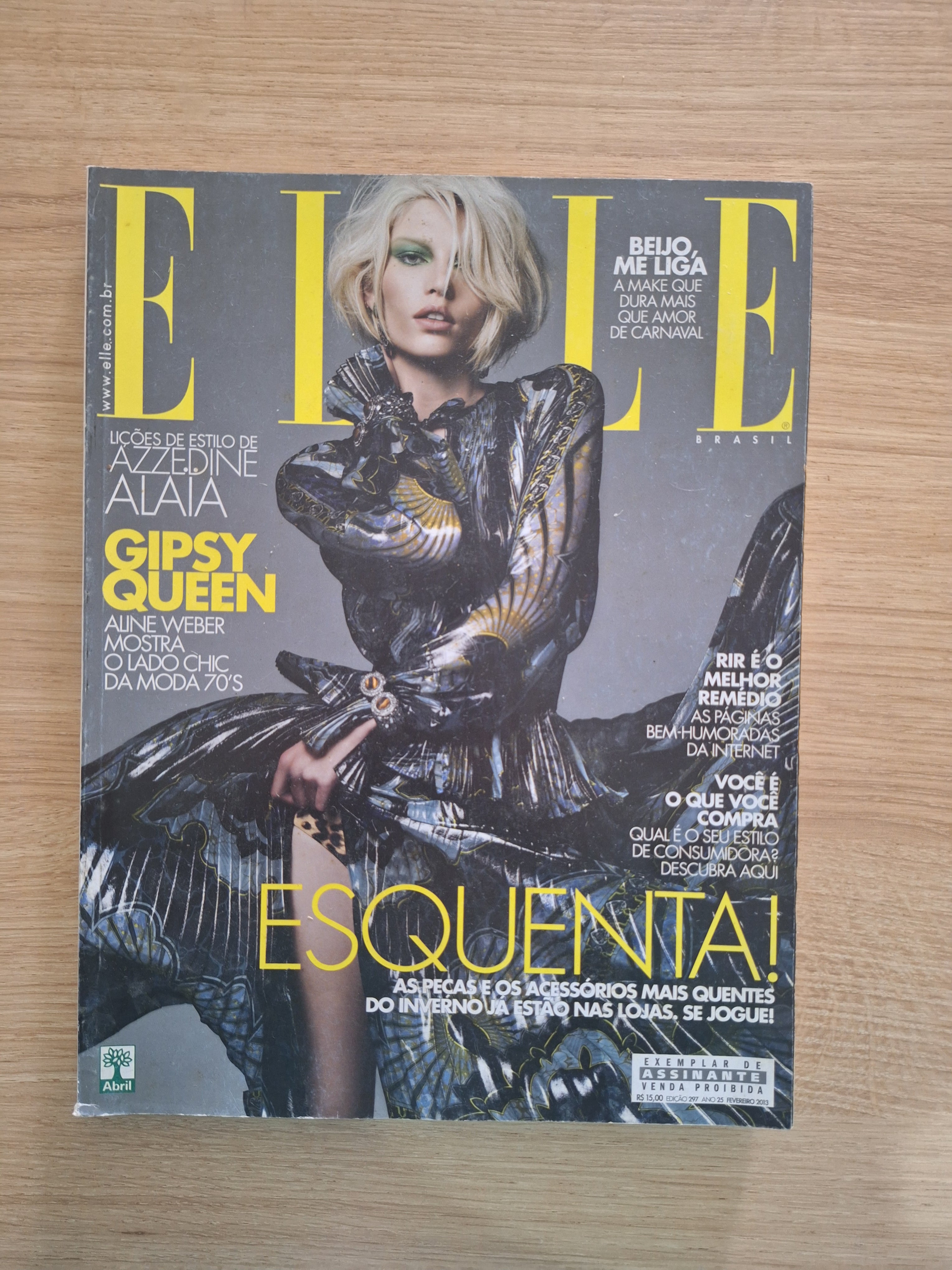 Revista Elle Brasil 297 (2013) – Janna Revistas e Discos