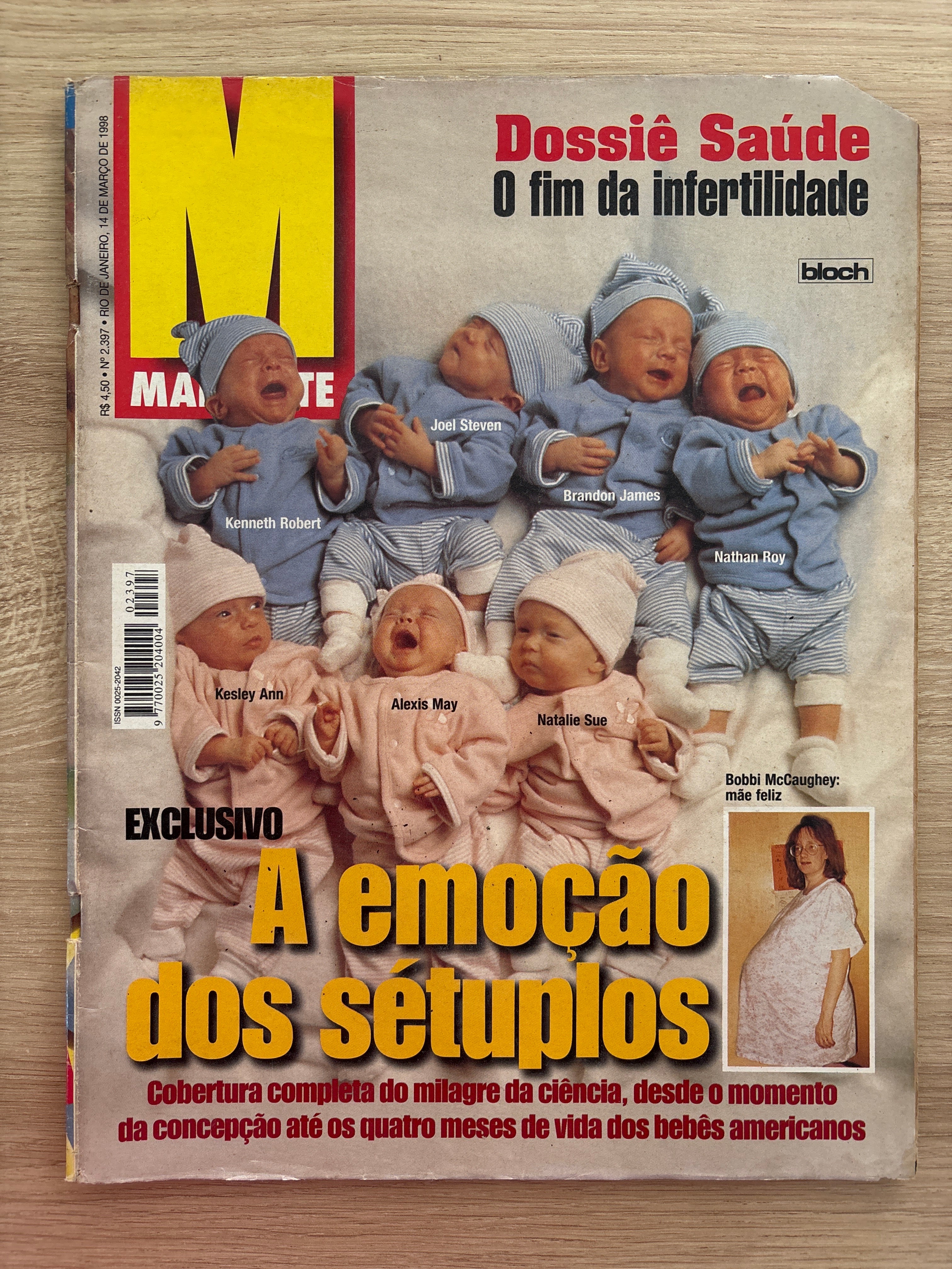 Revista Manchete 2397 (1998) – Janna Revistas e Discos