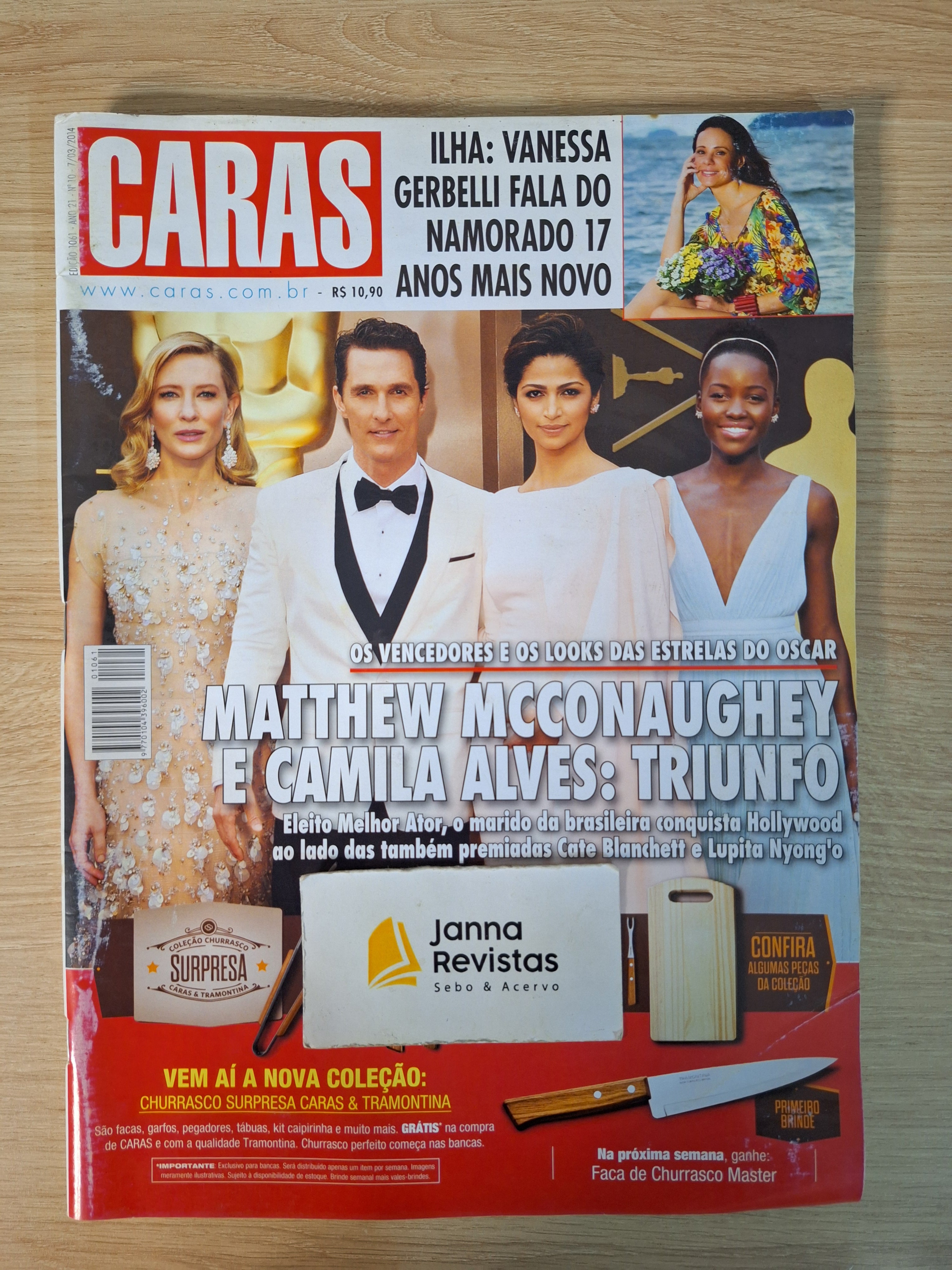 Revista Caras 1061 (2014) – Janna Revistas e Discos