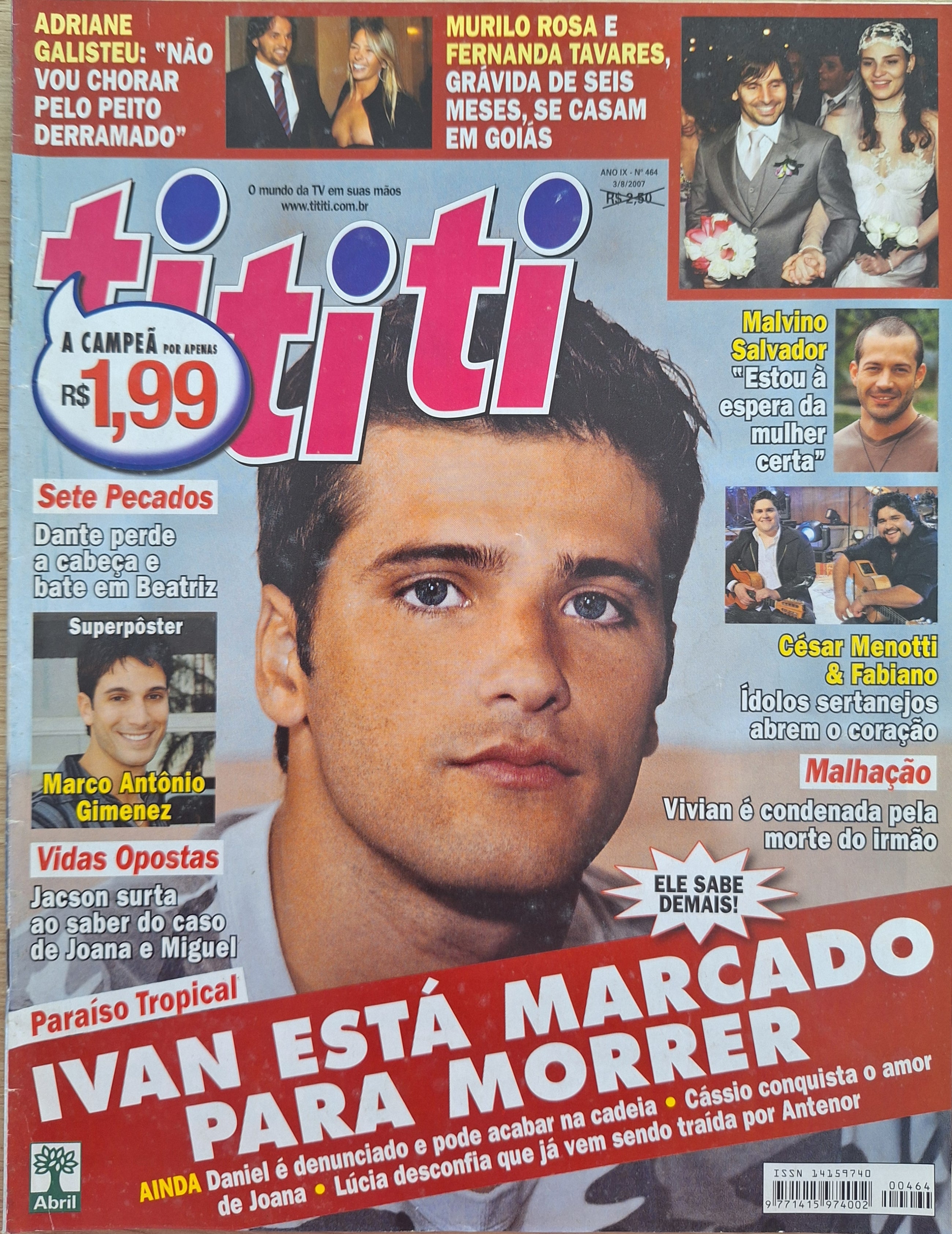 Revista Tititi 464 (2007) – Janna Revistas e Discos