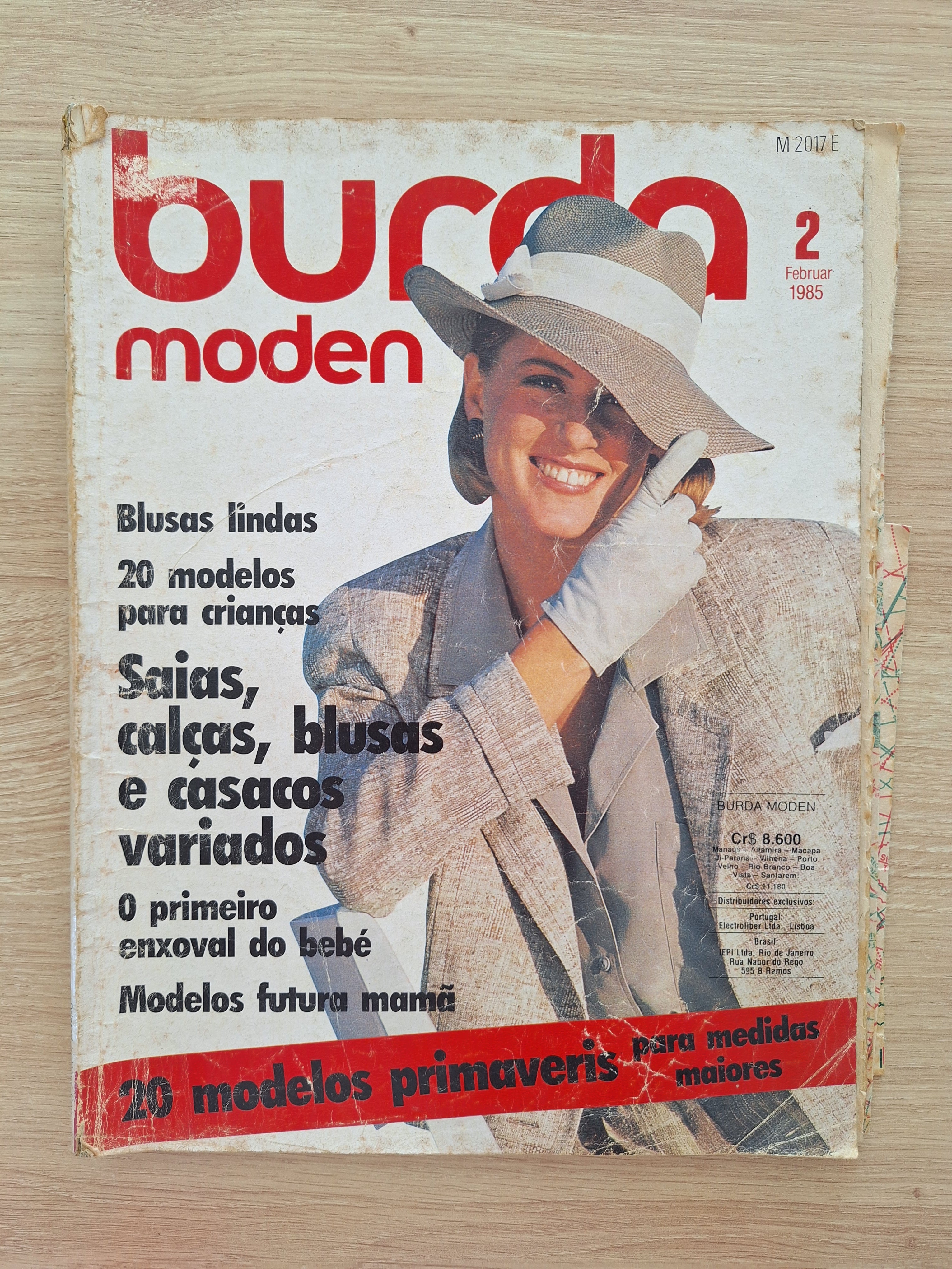 Revista Burda Moden (1985) – Janna Revistas e Discos
