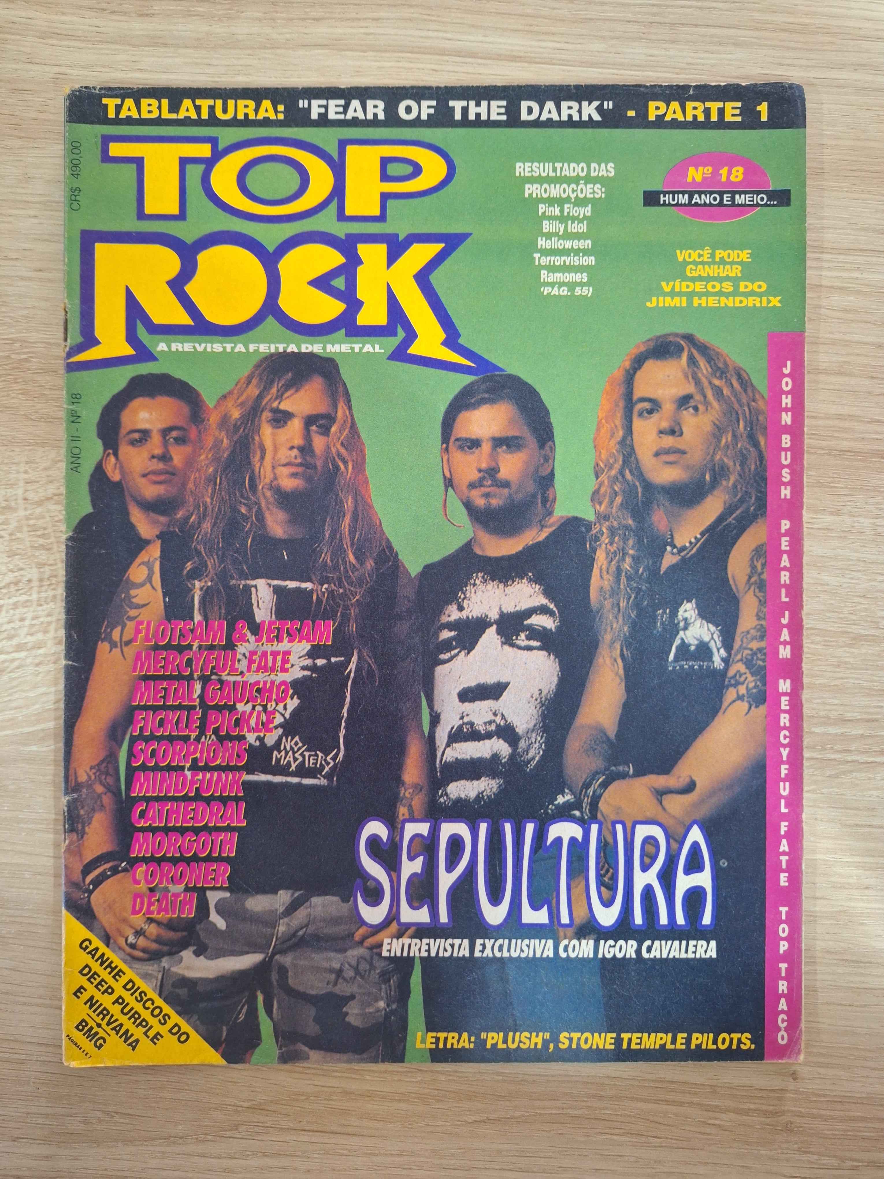 Revista Top Rock 18 – Janna Revistas e Discos