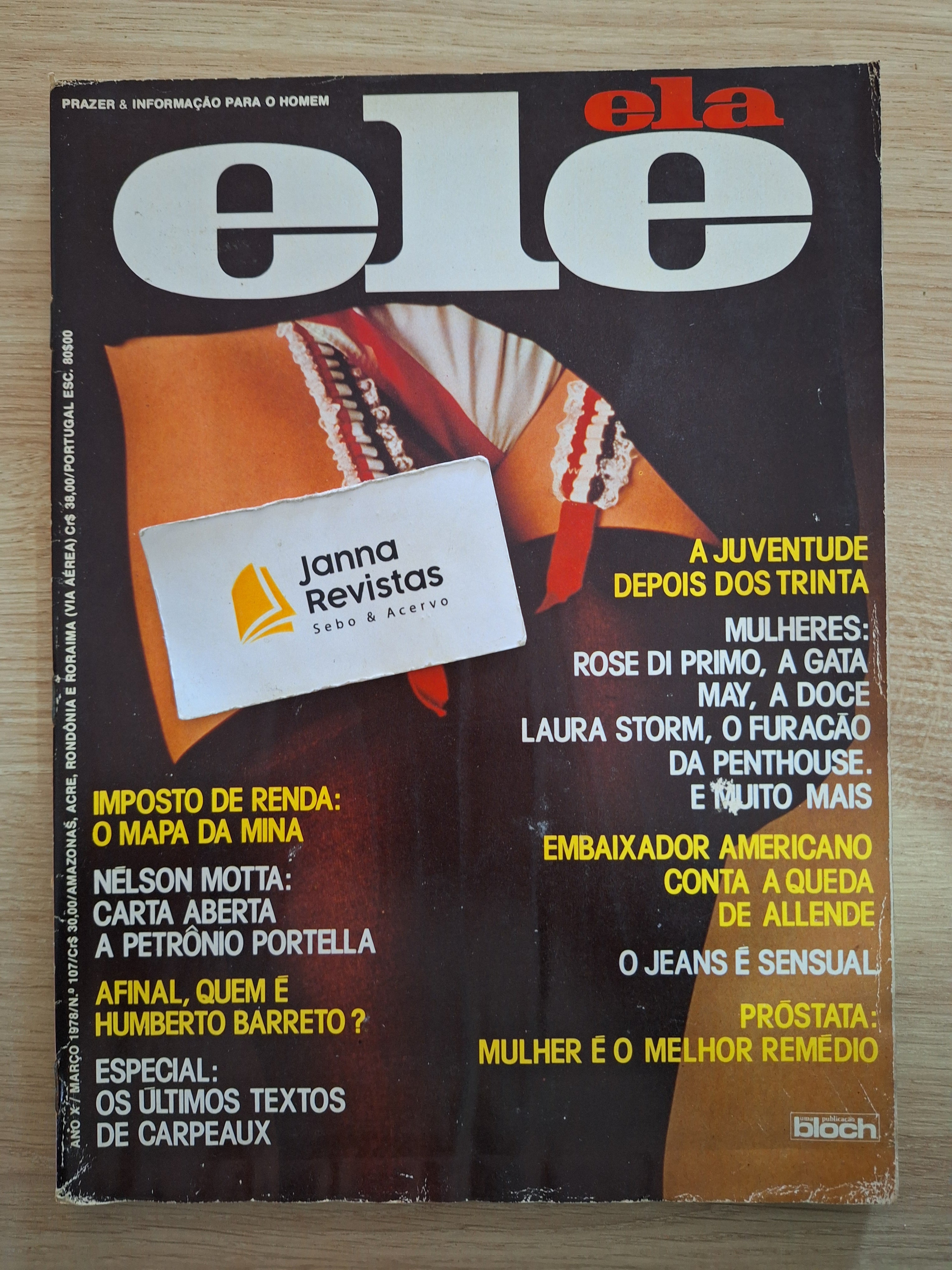 Revista Ele Ela 107 (1978) – Janna Revistas e Discos