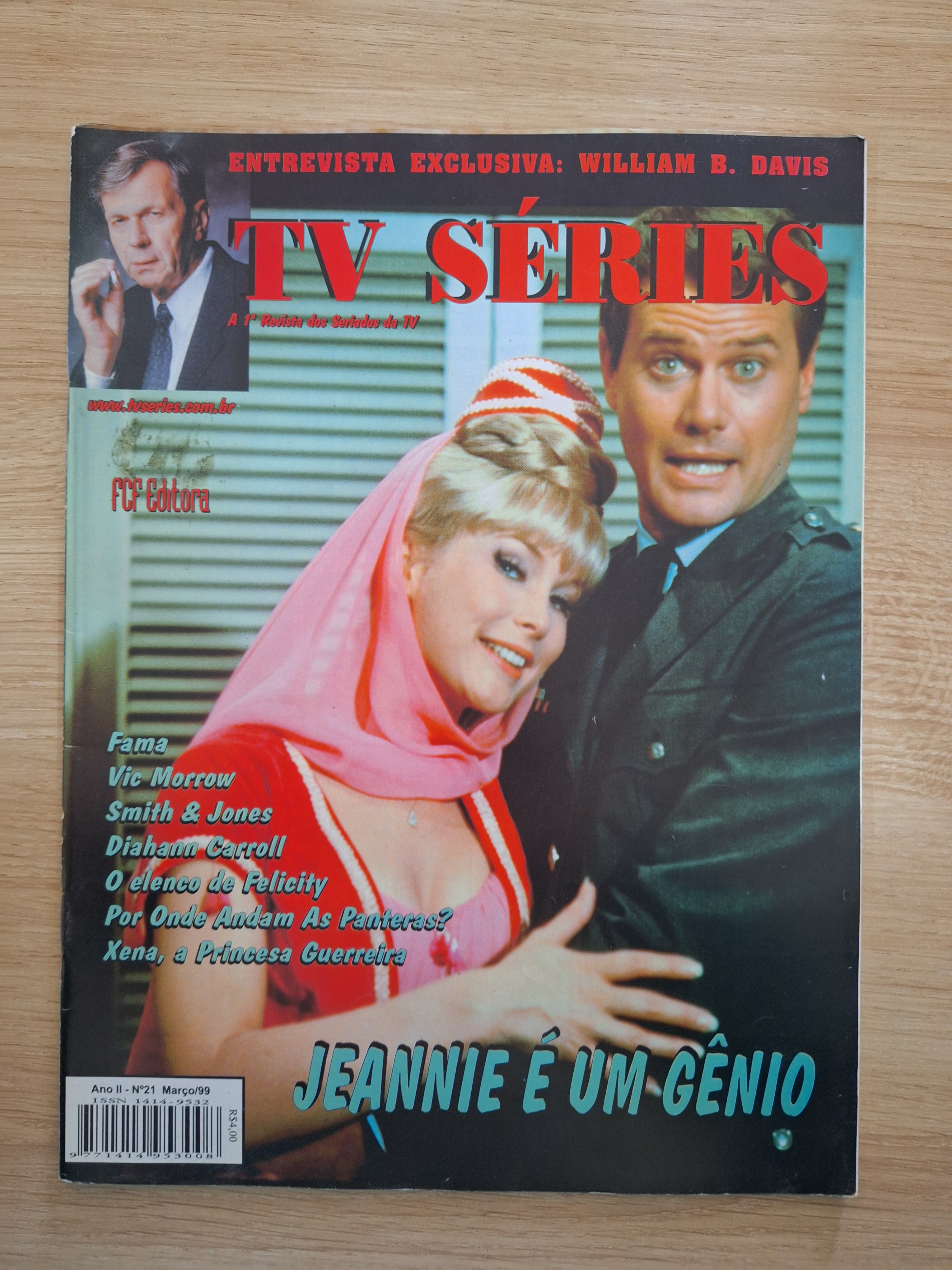 Revista Tv Séries 21 (1999) – Janna Revistas e Discos