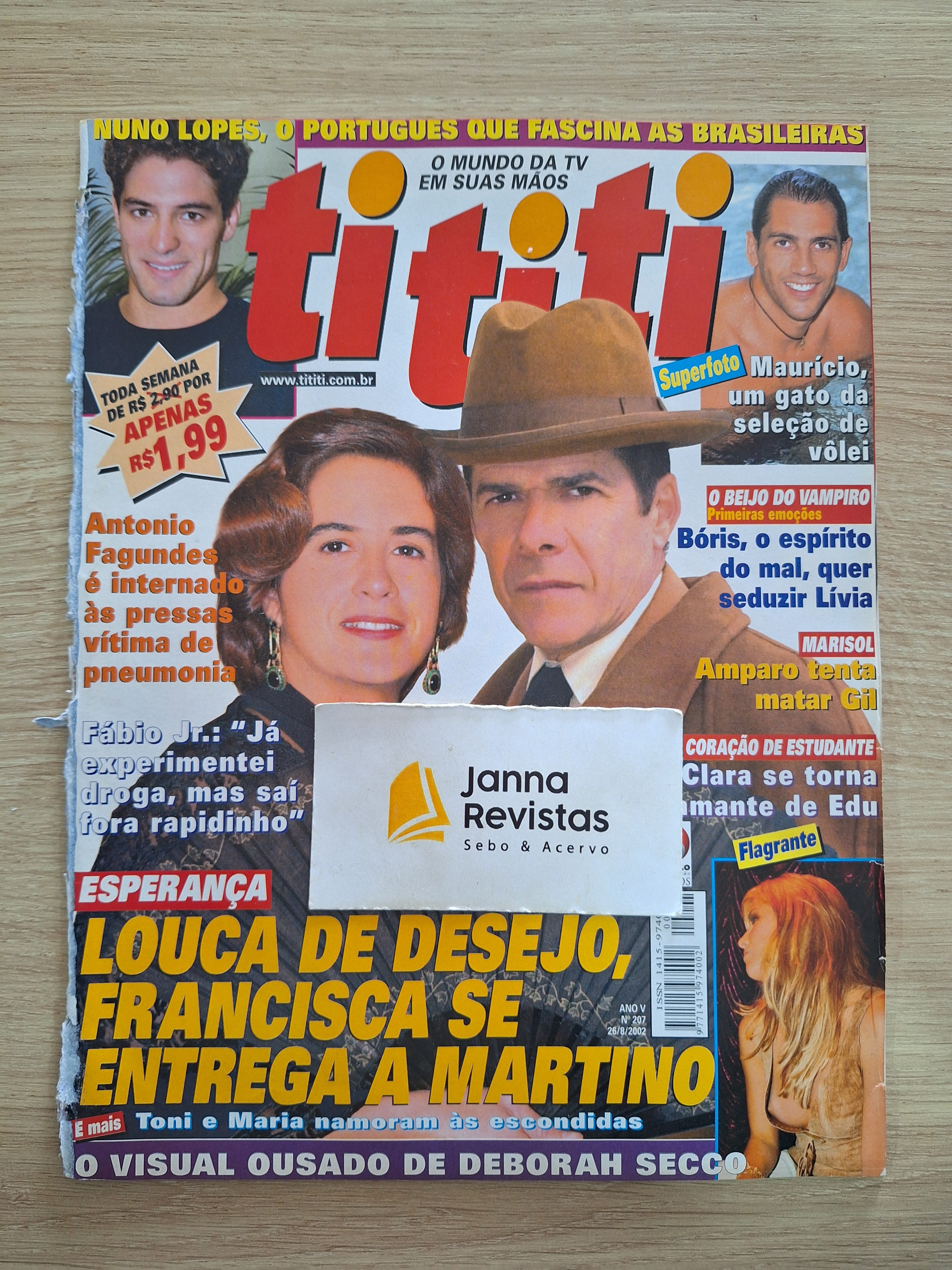 Revista Tititi 207 (2002) – Janna Revistas e Discos