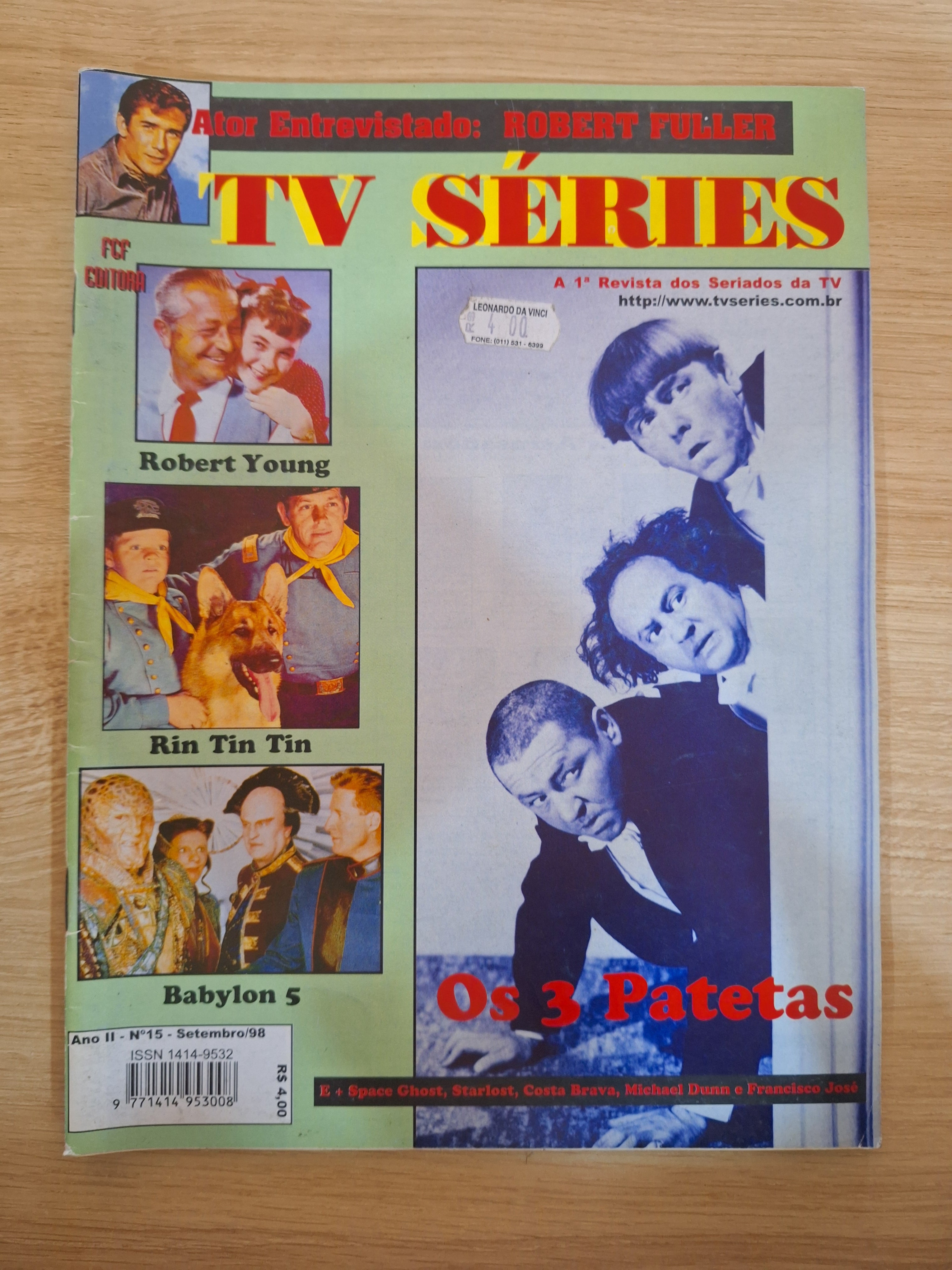 Revista Tv Séries 15 (1998) – Janna Revistas e Discos