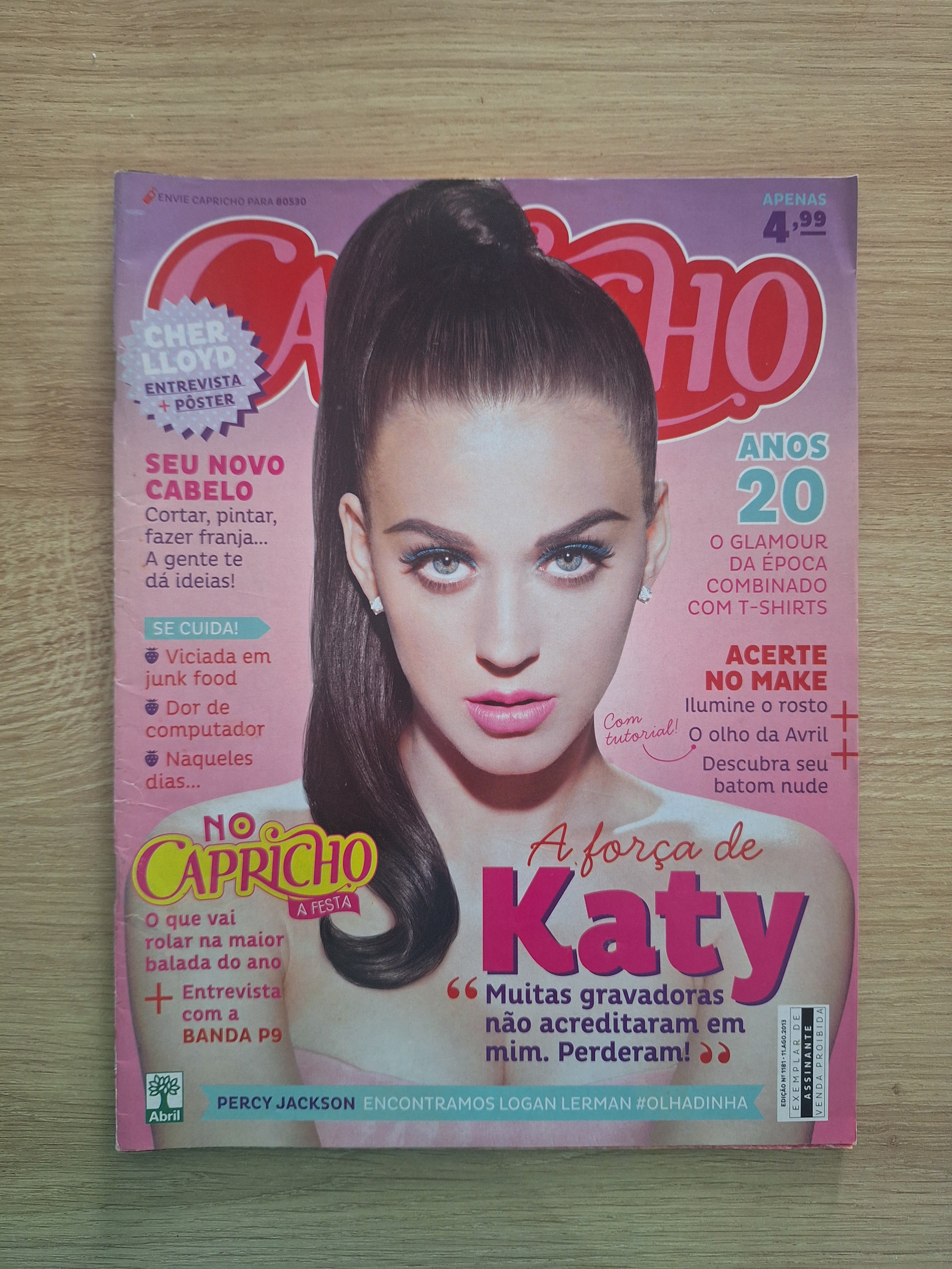 Revista Capricho 1181 (2013) – Janna Revistas e Discos