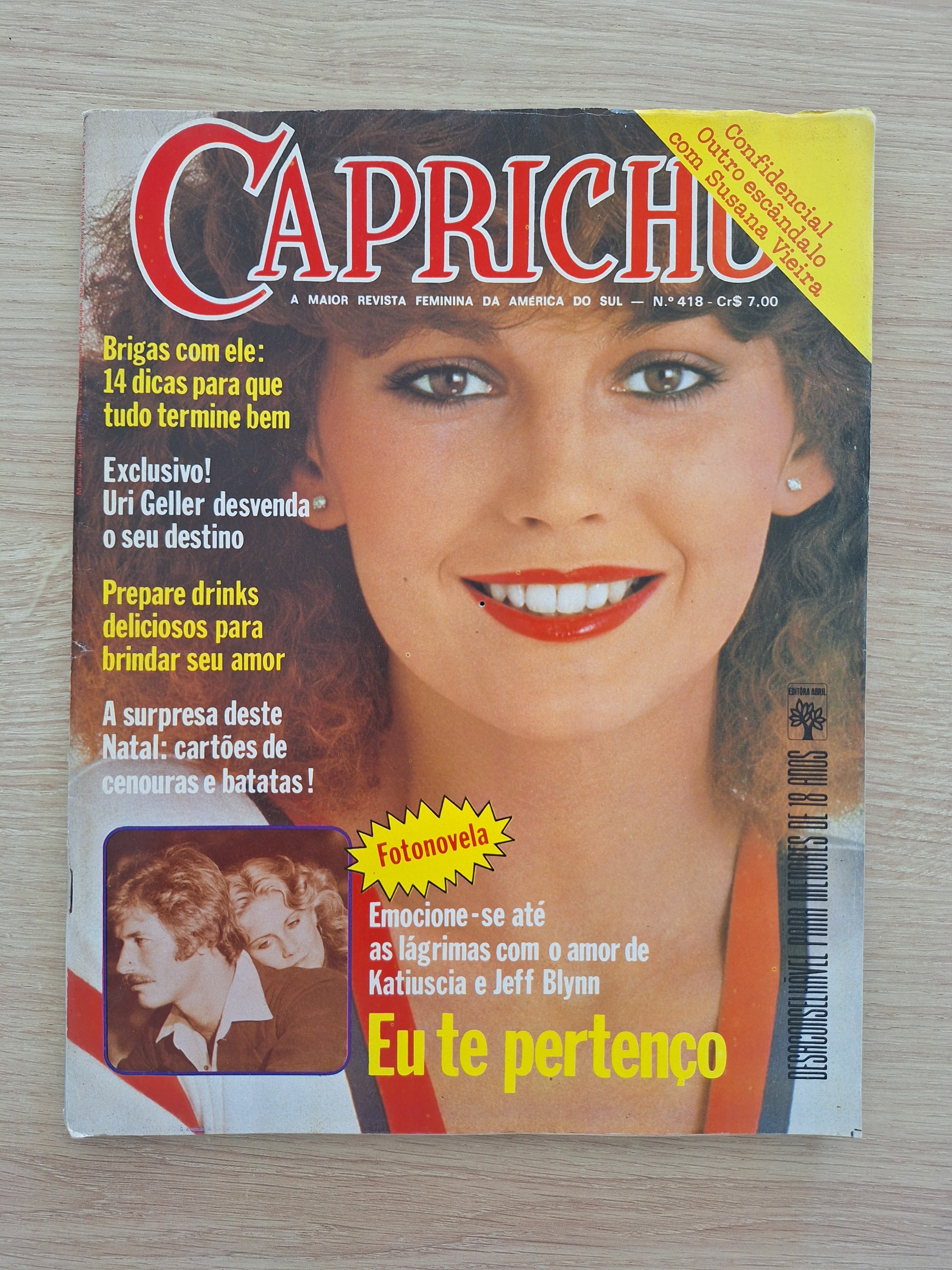 Revista Capricho 418 (1976) – Janna Revistas e Discos