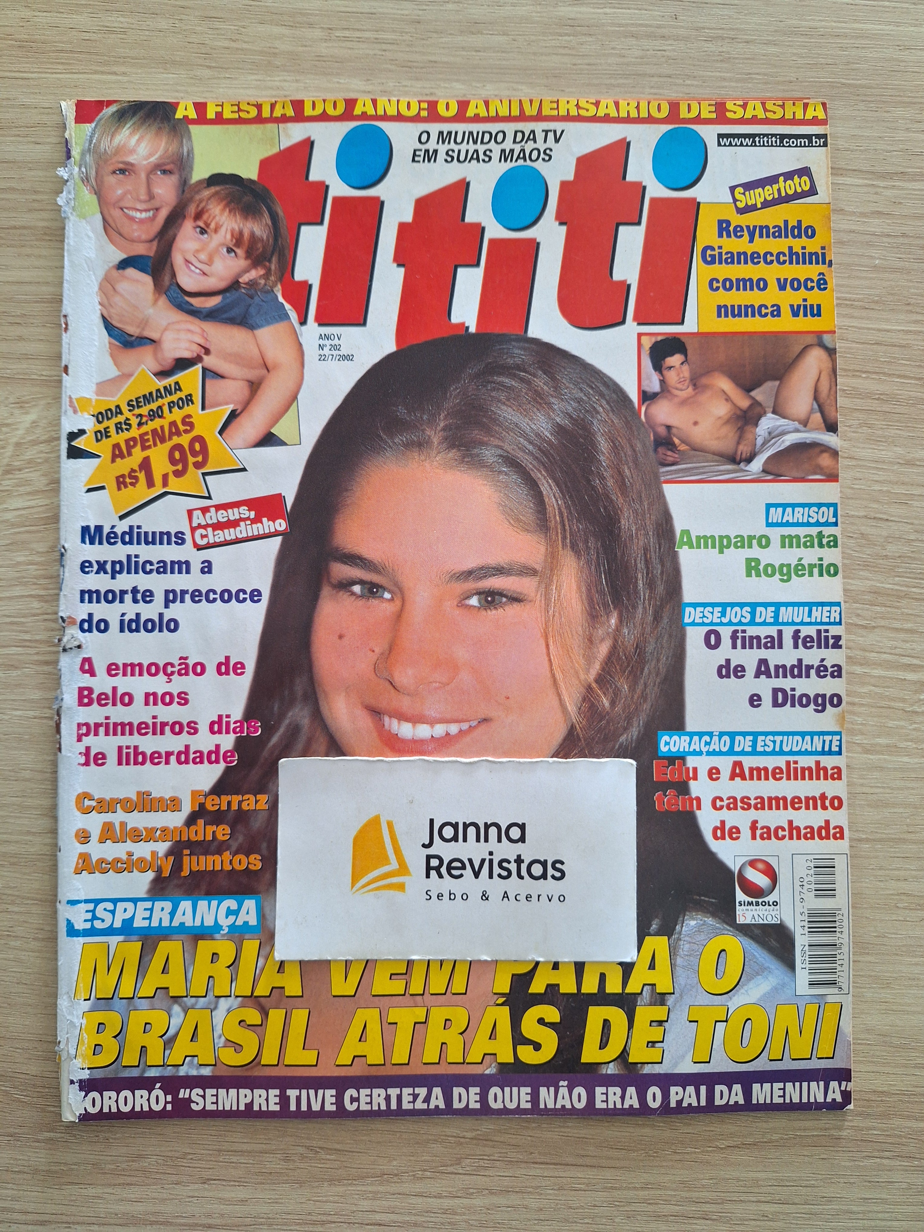 Revista Tititi 202 (2002) – Janna Revistas e Discos