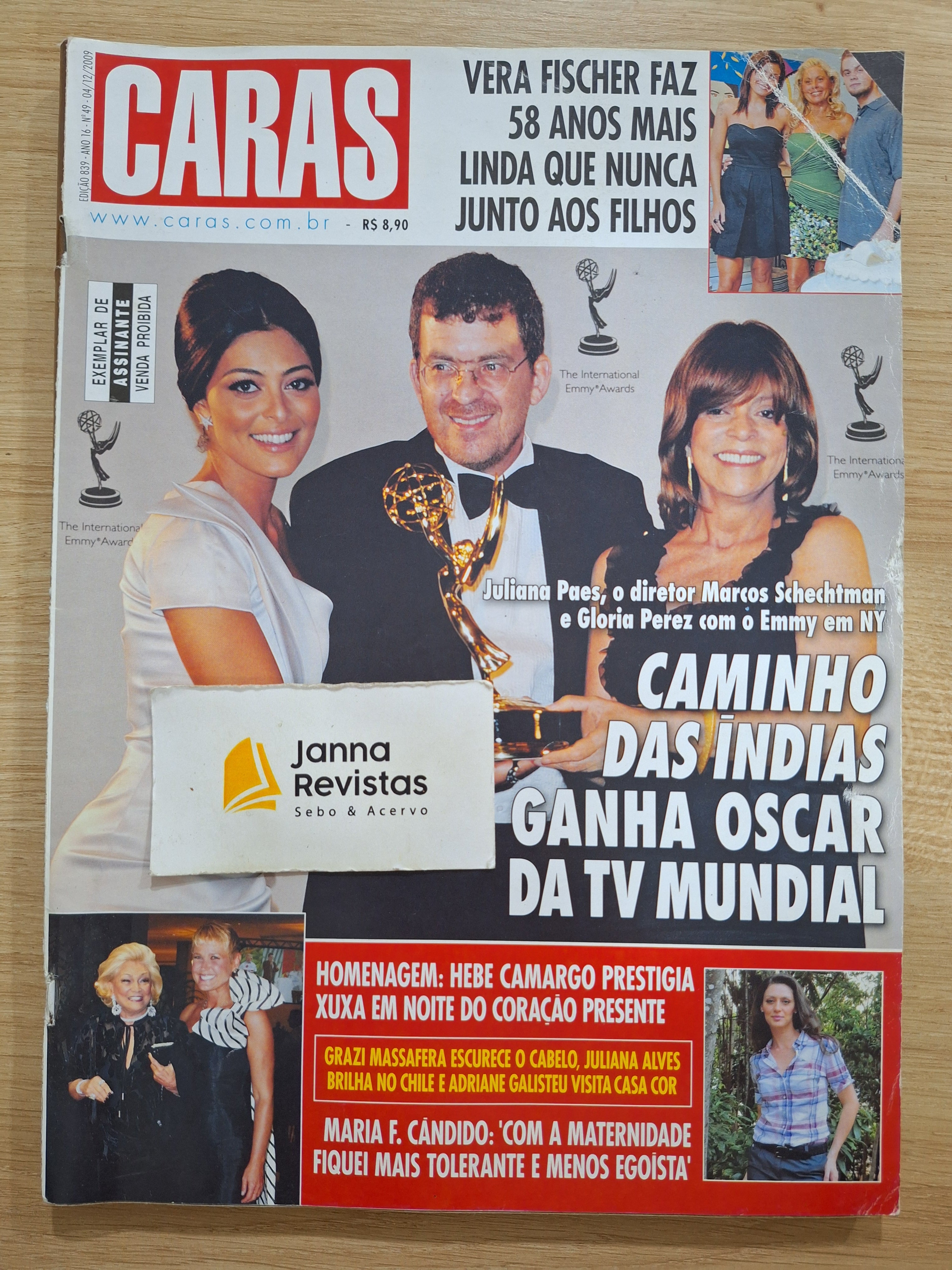 Revista Caras 839 (2009) – Janna Revistas e Discos