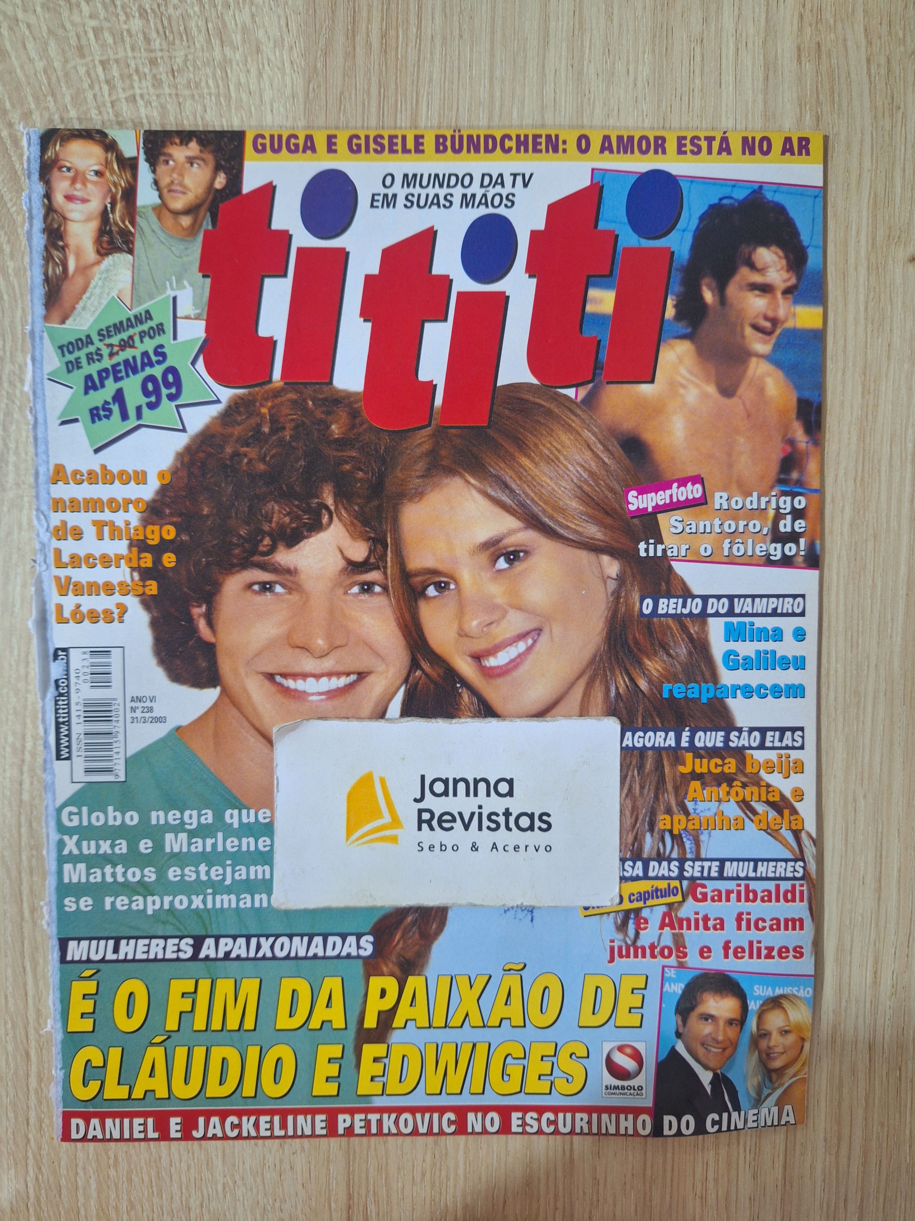 Revista Tititi 238 (2003) – Janna Revistas e Discos