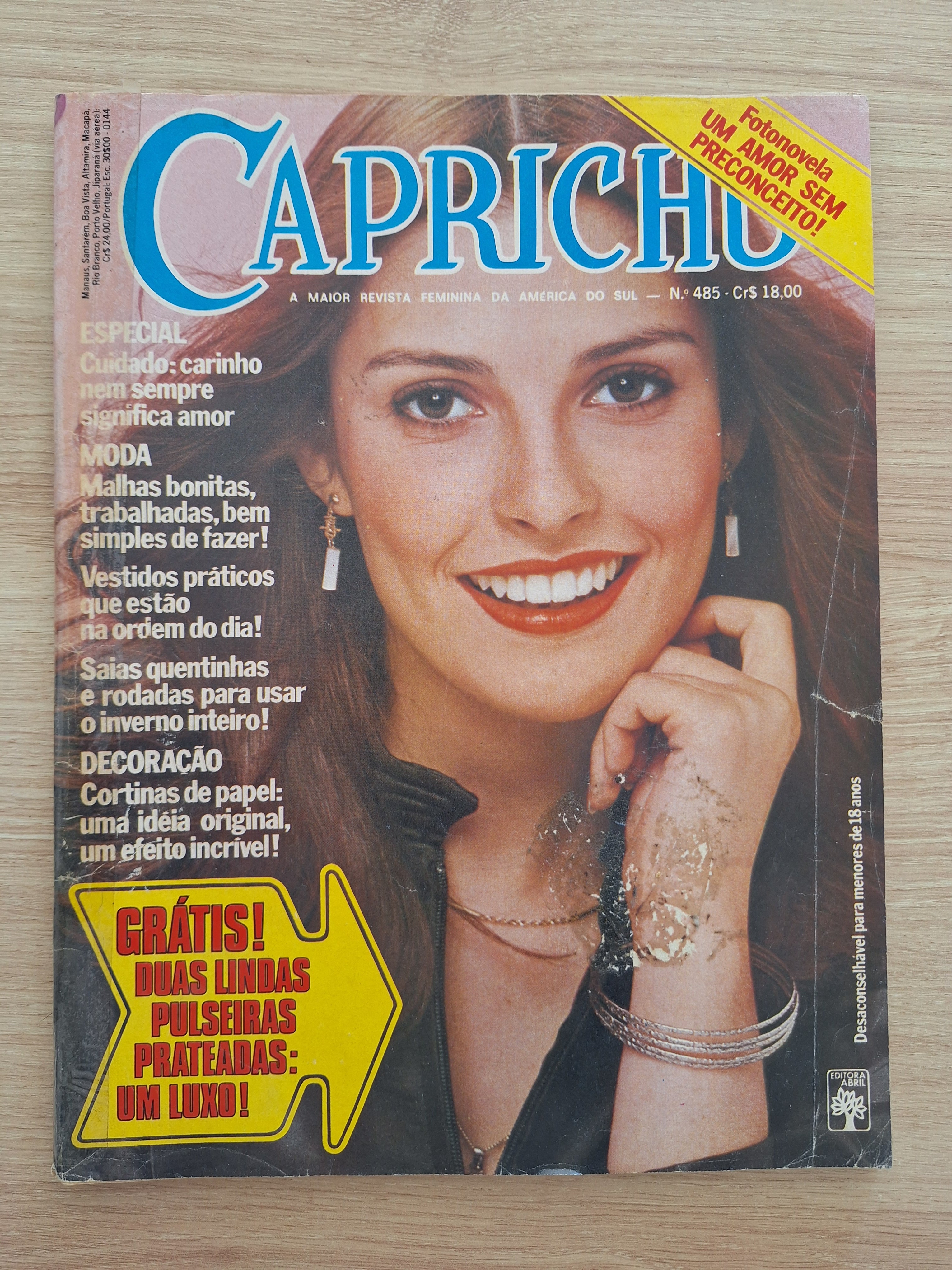 Revista Capricho 485 (1979) – Janna Revistas e Discos