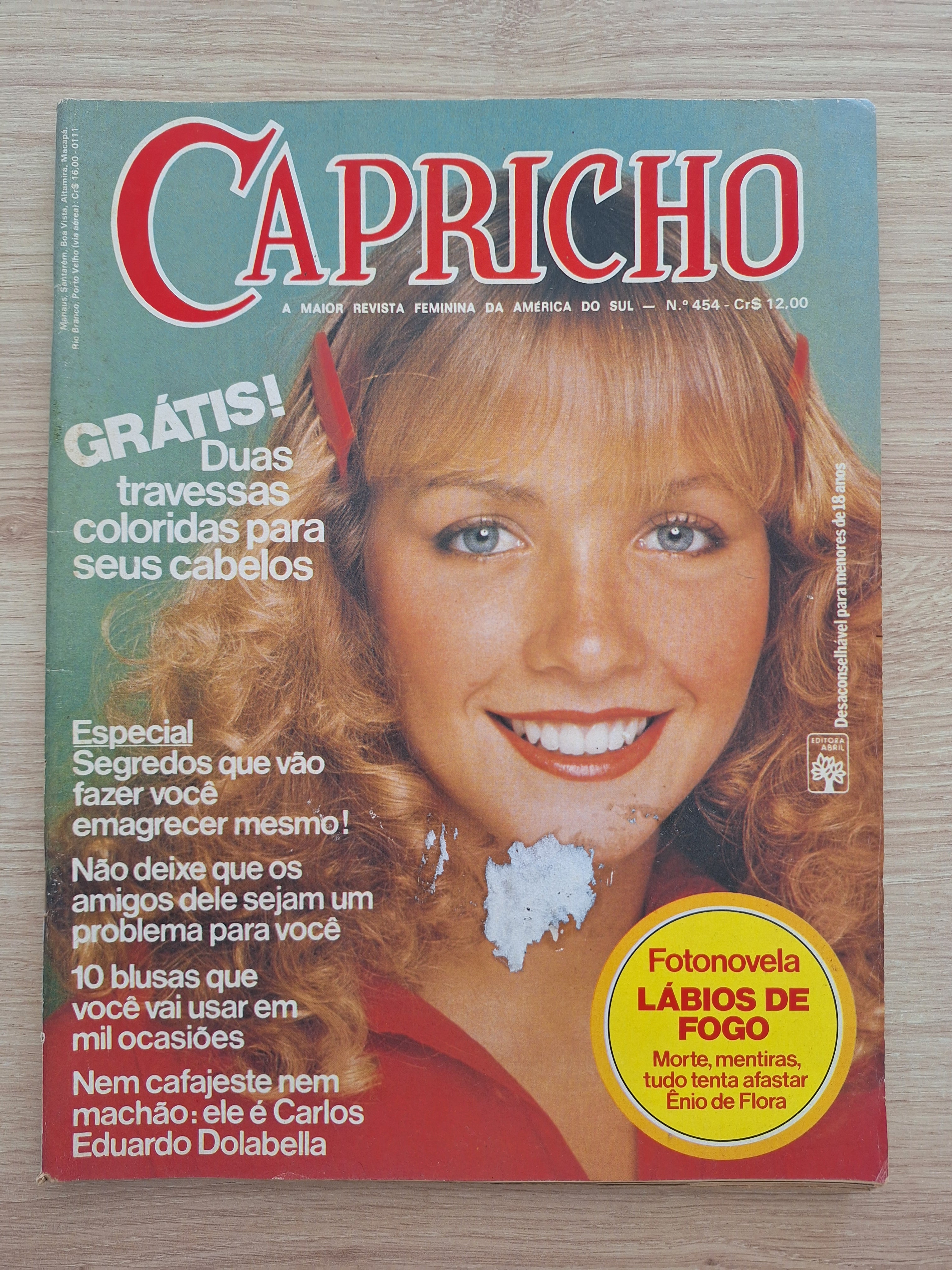 Revista Capricho 454 (1978) – Janna Revistas e Discos