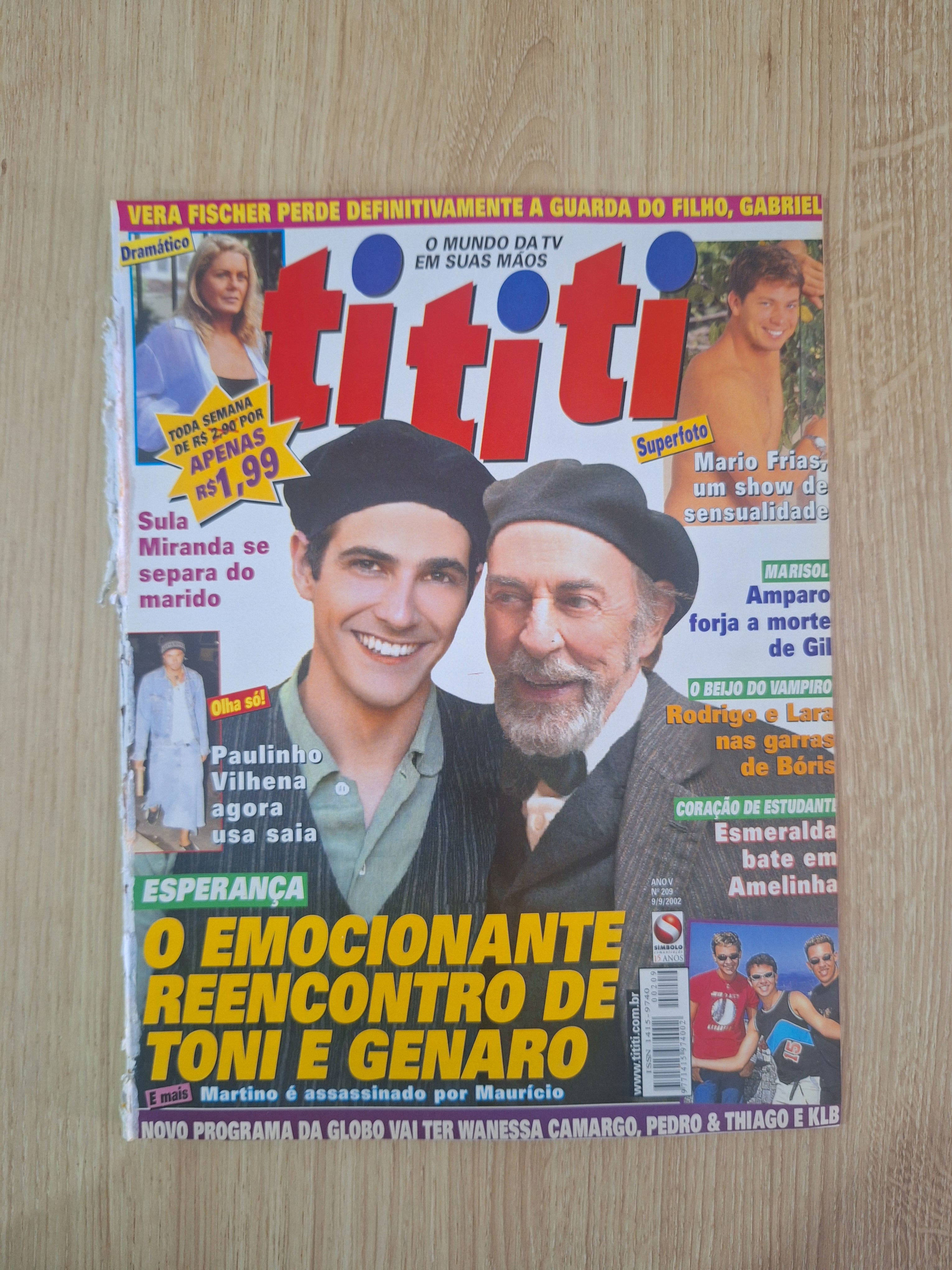 Revista Tititi 209 (2002) – Janna Revistas e Discos
