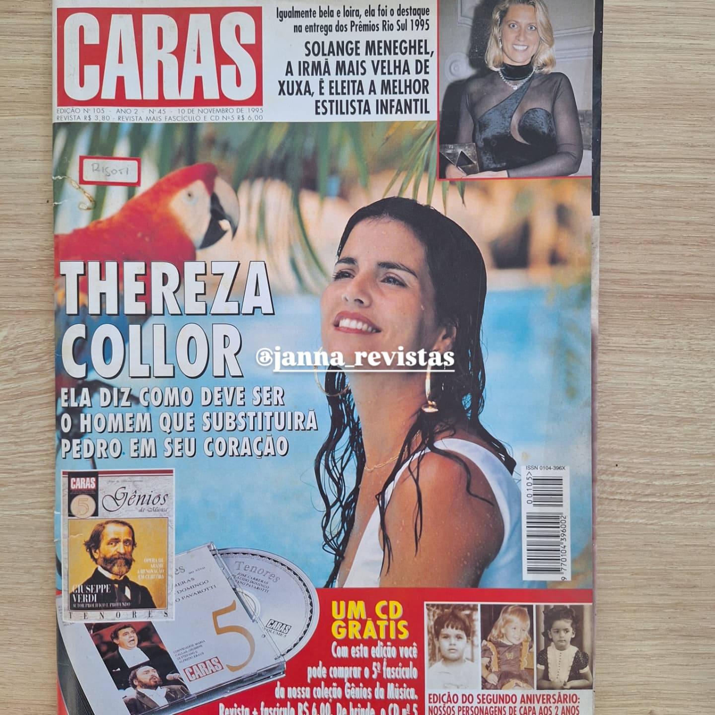 Revista Caras 105 (1995) – Janna Revistas e Discos