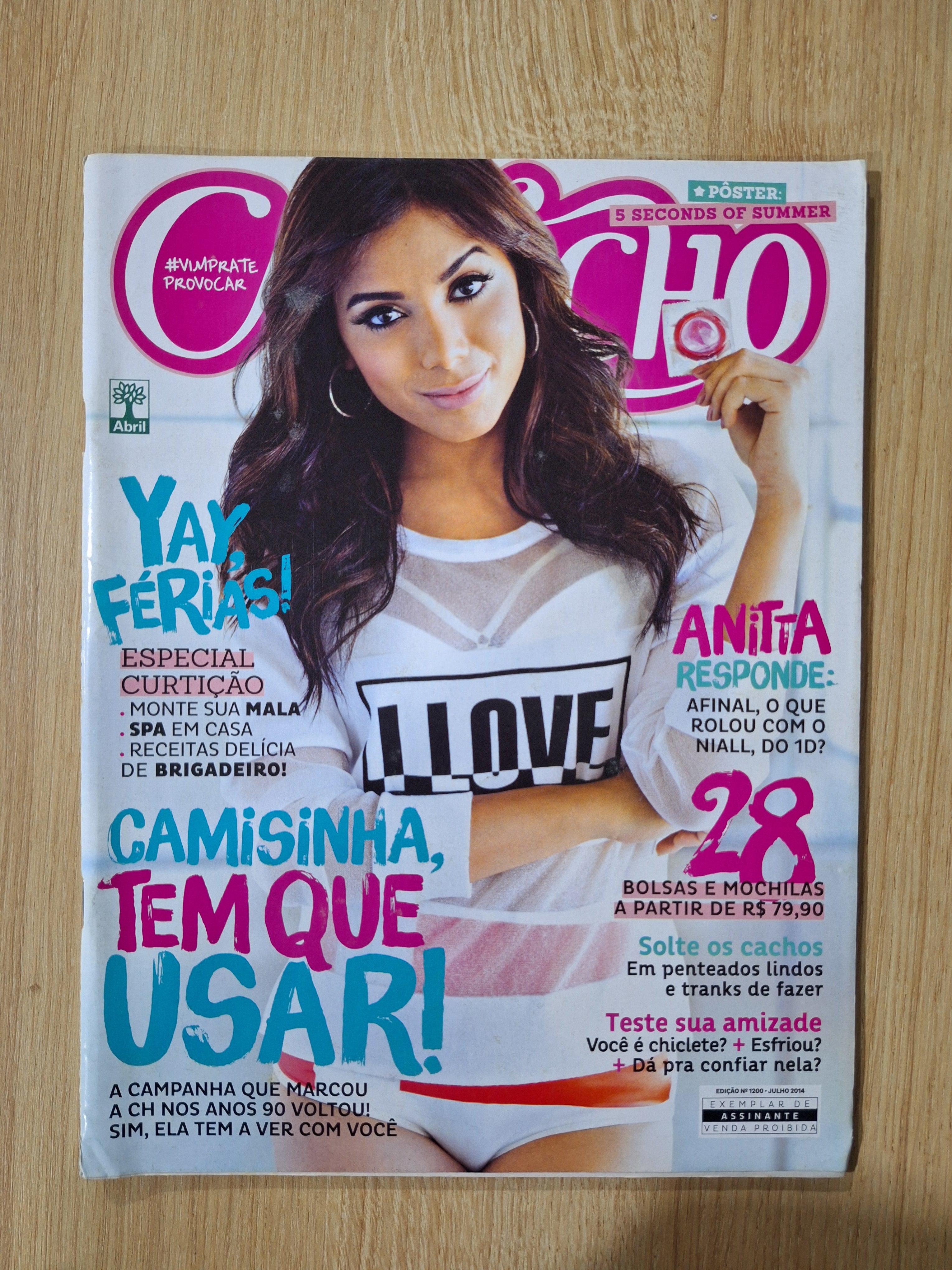Revista Capricho 1200 (2014) – Janna Revistas e Discos