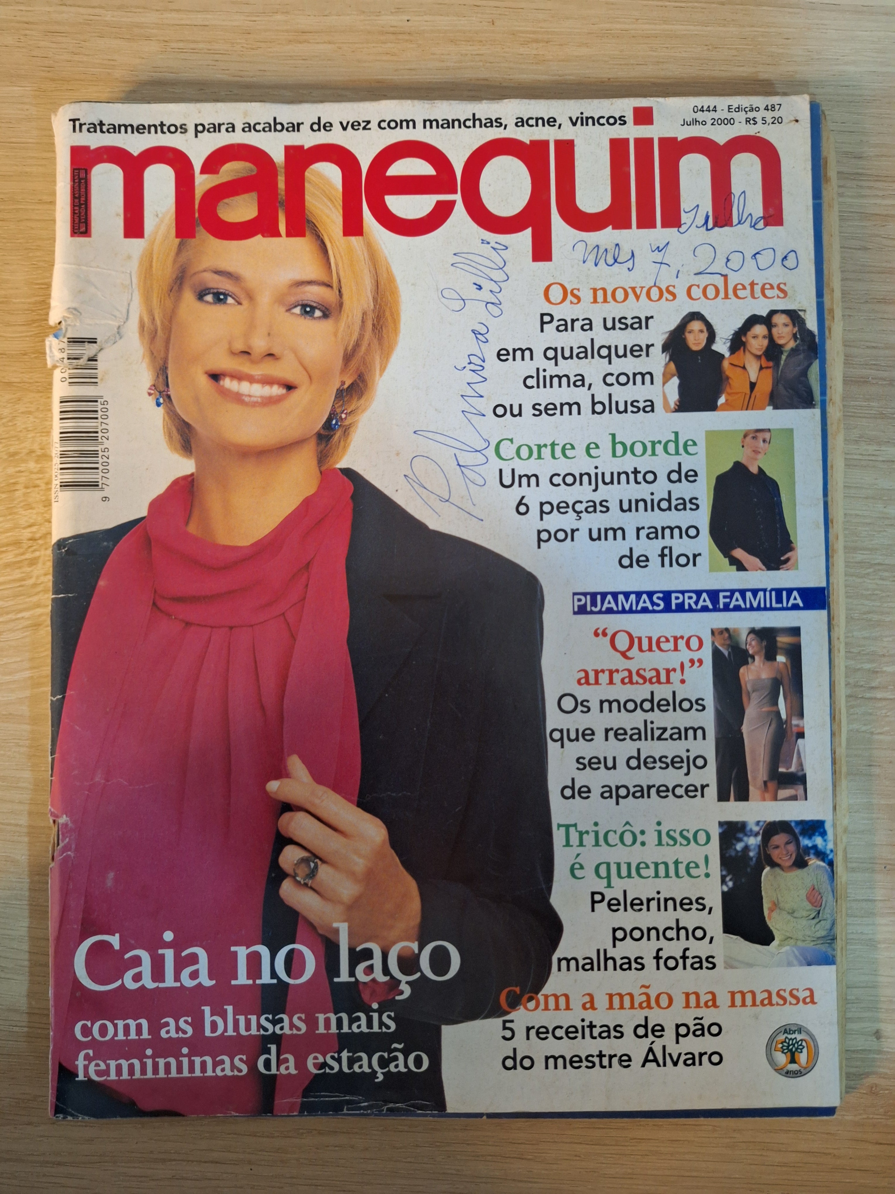 Revista Manequim 487 (2000) – Janna Revistas e Discos