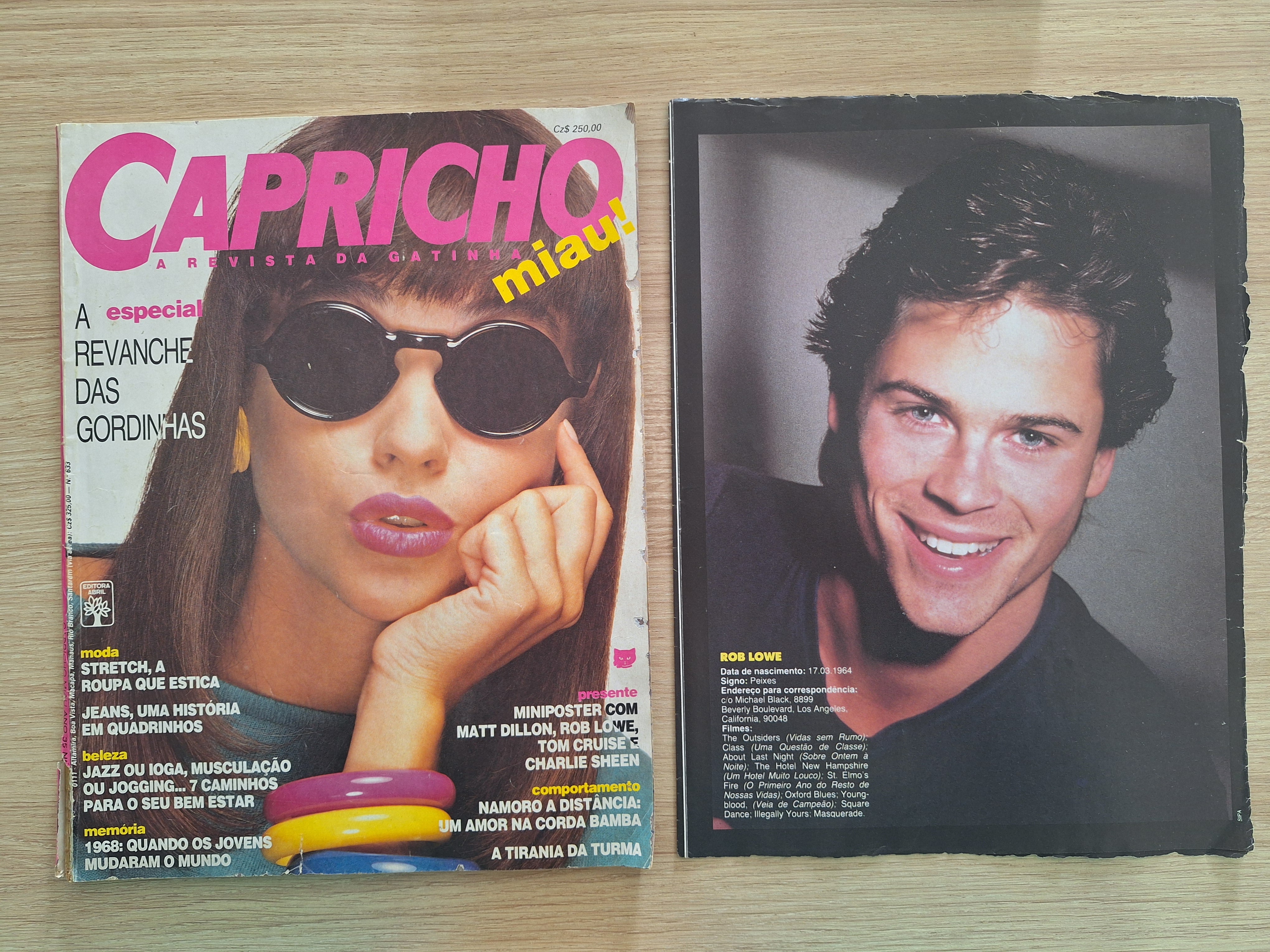 Revista Capricho 633 (1988) – Janna Revistas e Discos