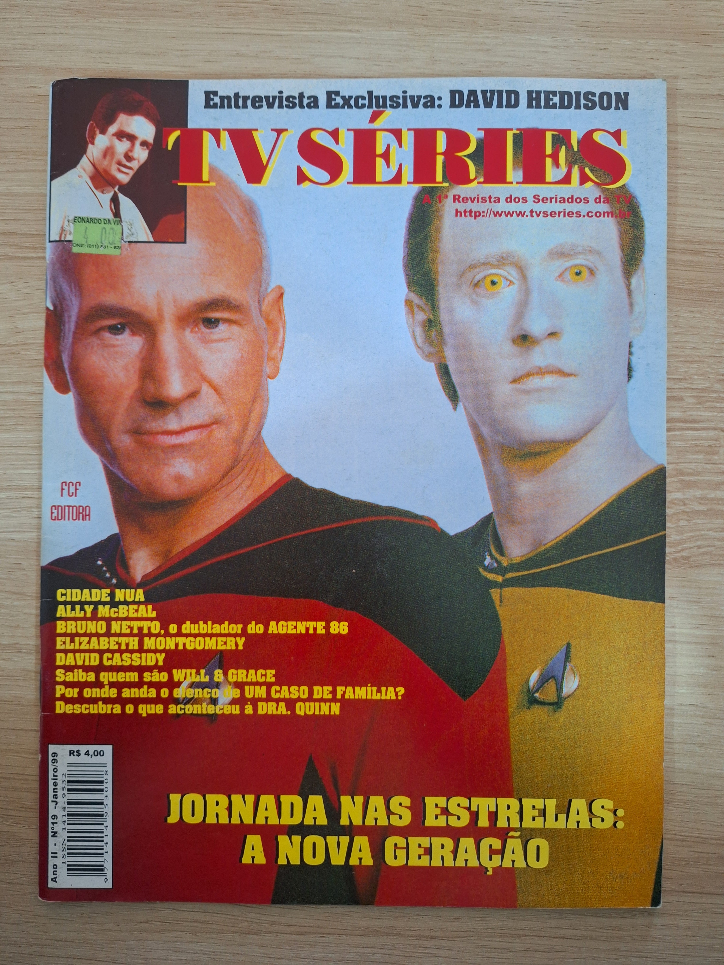 Revista Tv Séries 19 (1999) – Janna Revistas e Discos