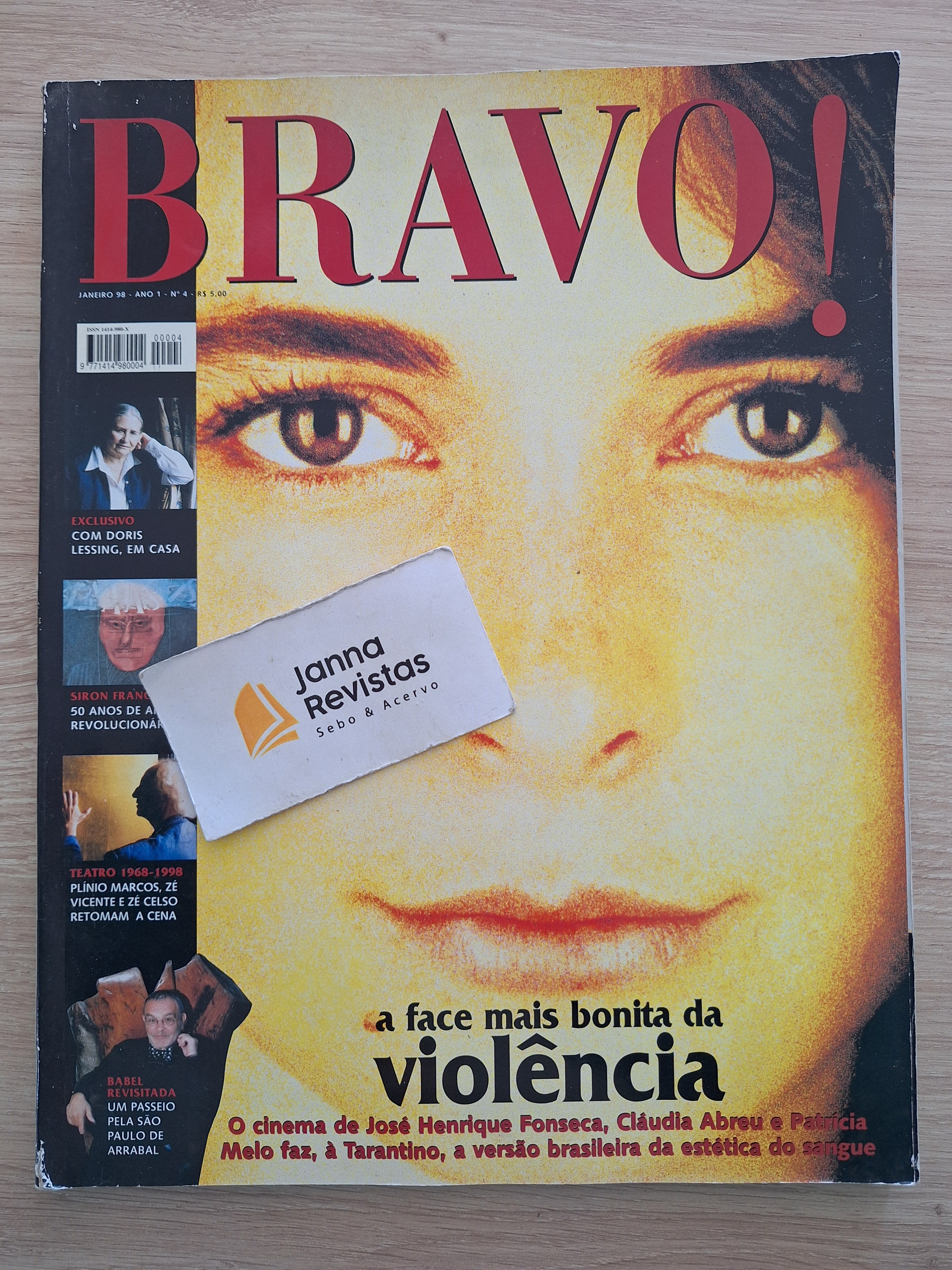 Revista Bravo 04 (1998) – Janna Revistas e Discos