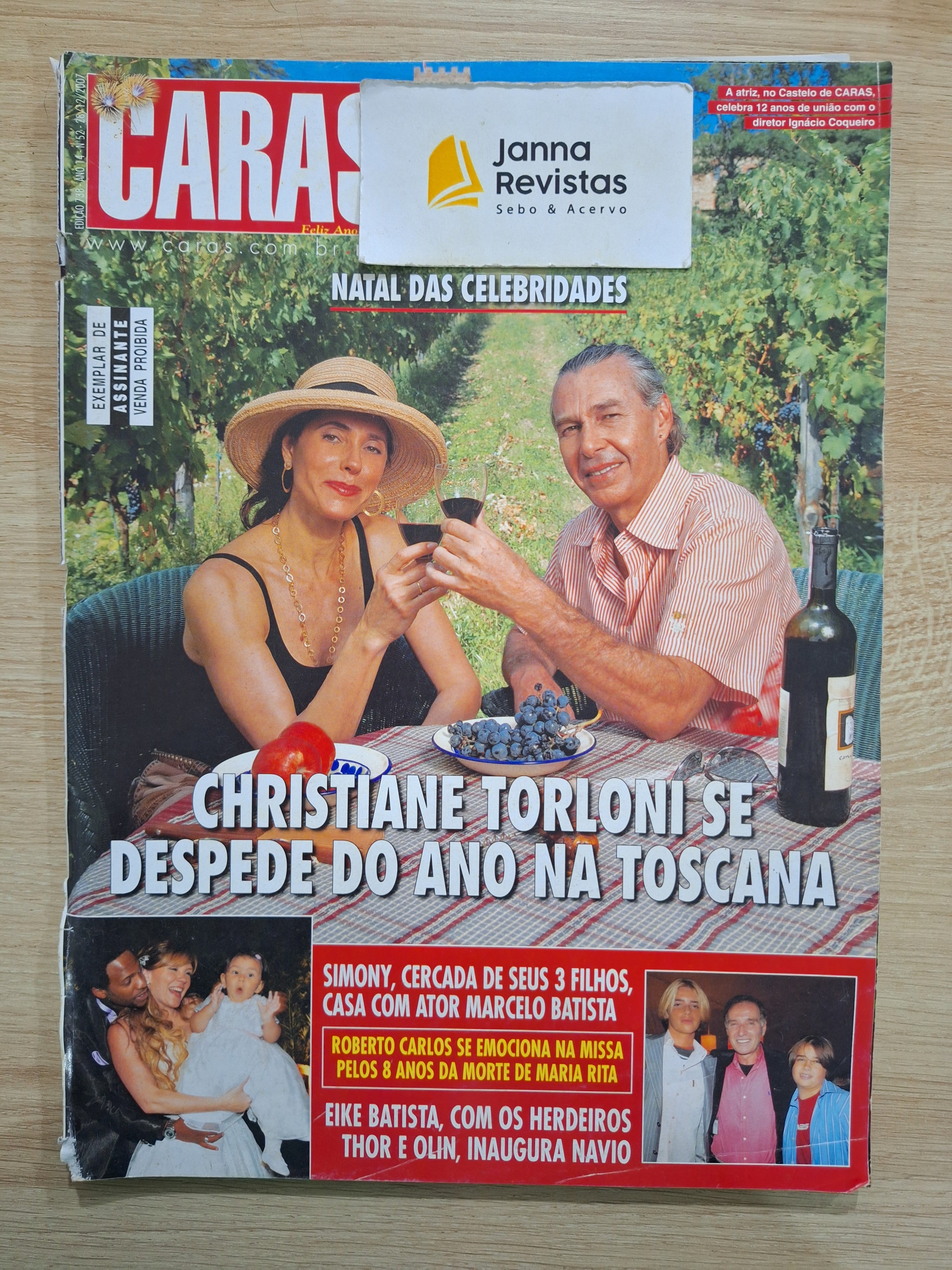 Revista Caras 738 (2007) – Janna Revistas e Discos