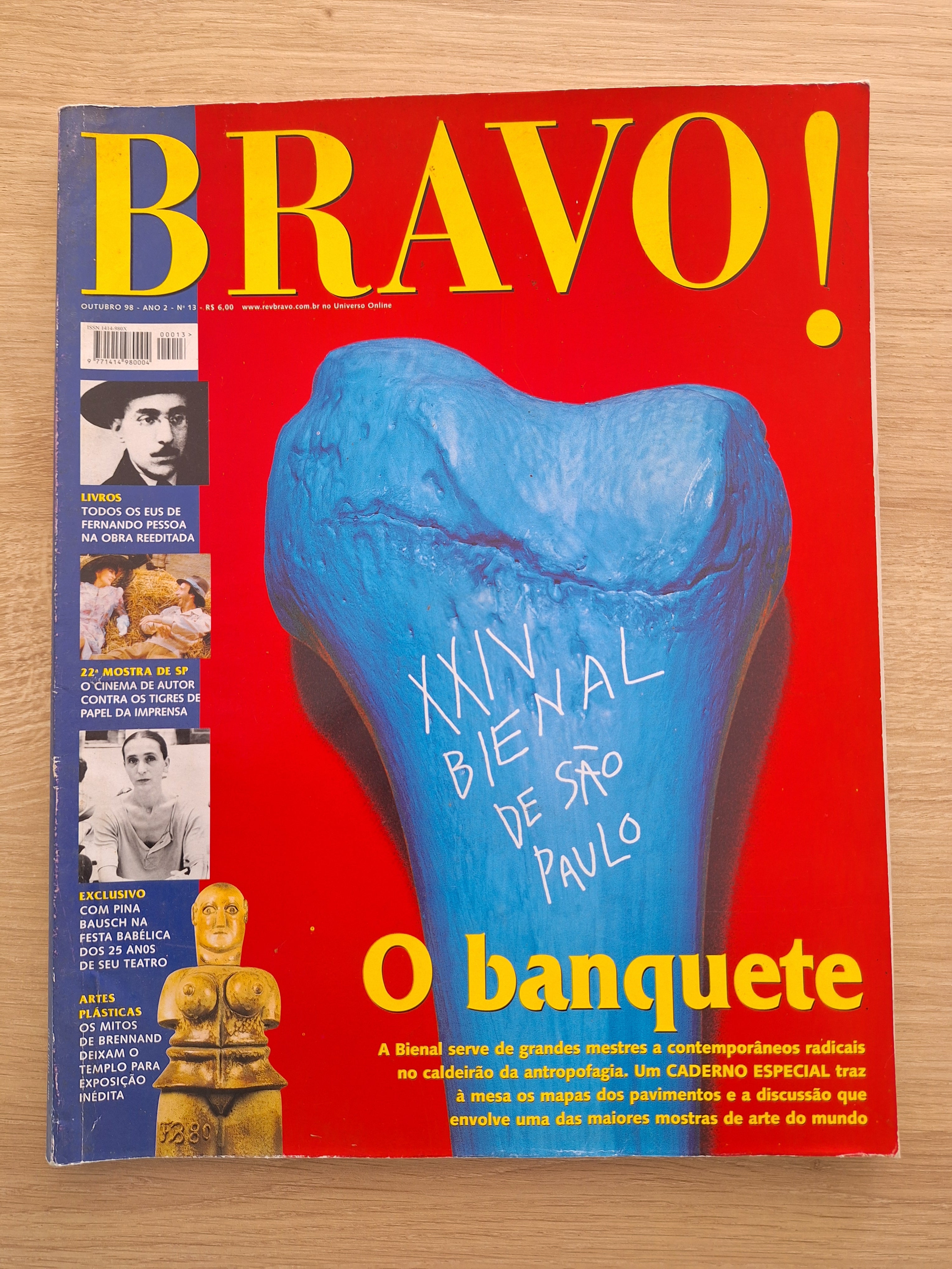 Revista Bravo 13 (1998) – Janna Revistas e Discos