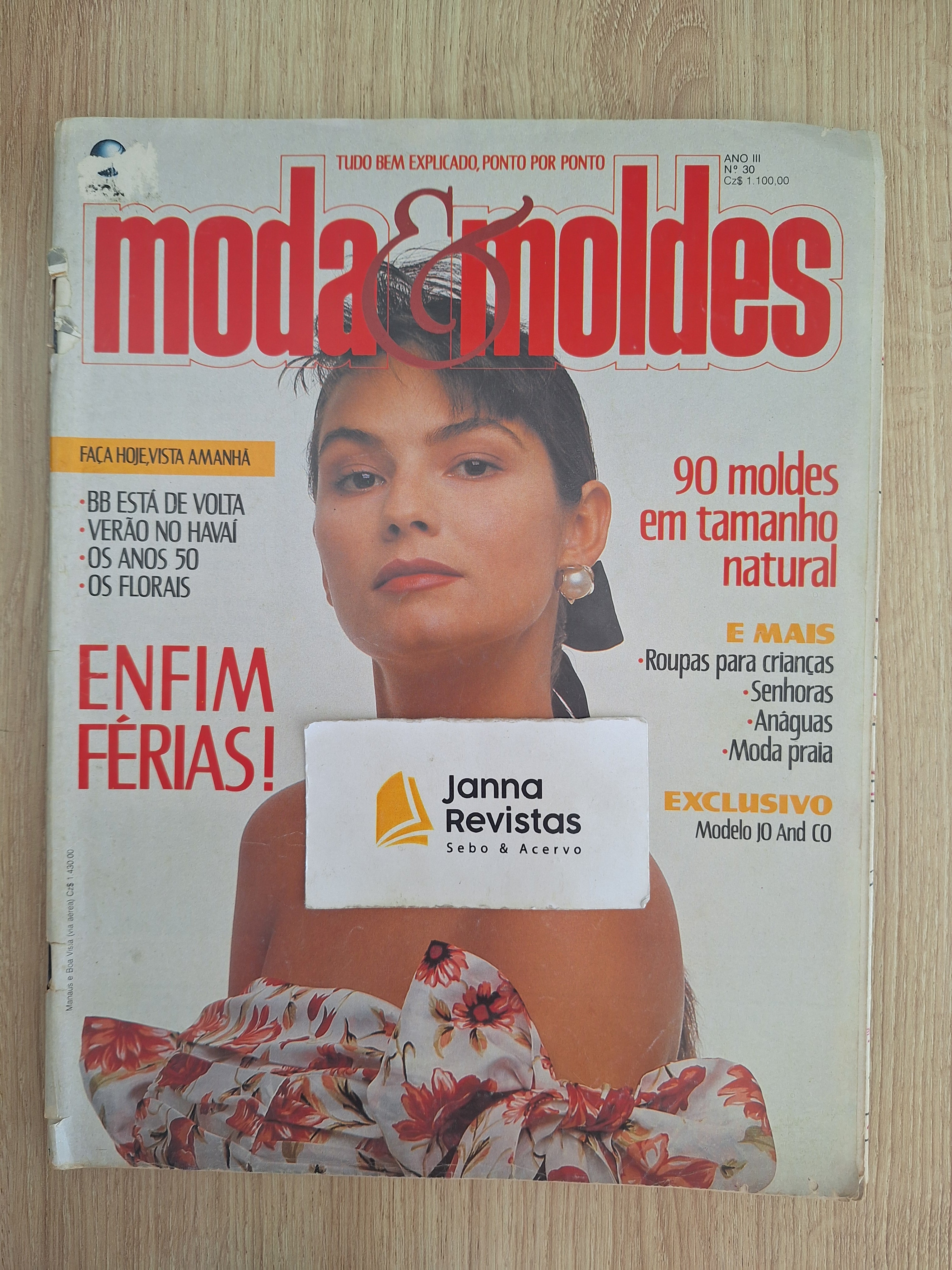 Revista Moda Moldes 30 – Janna Revistas e Discos