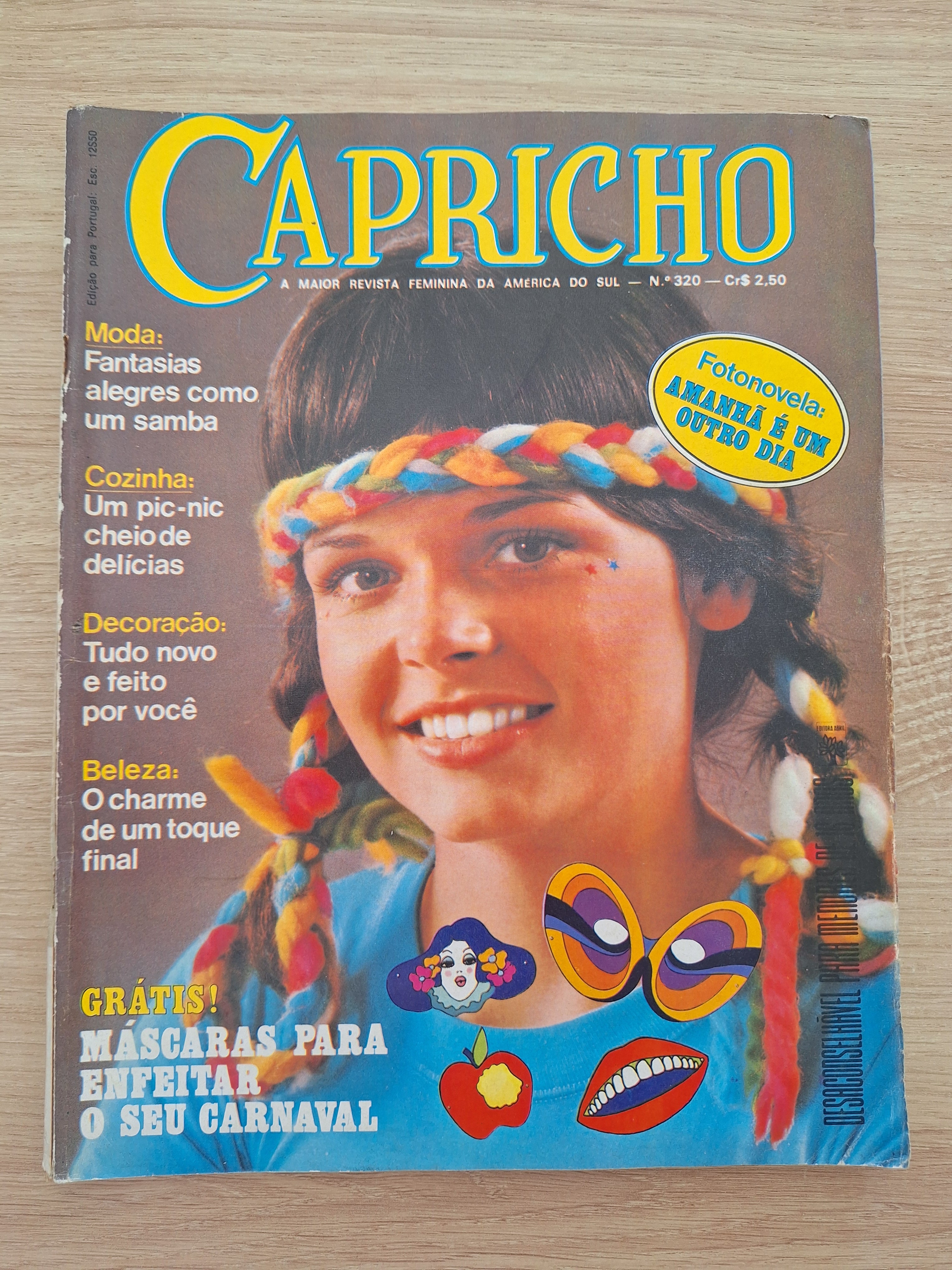 Revista Capricho 320 (1973) – Janna Revistas e Discos