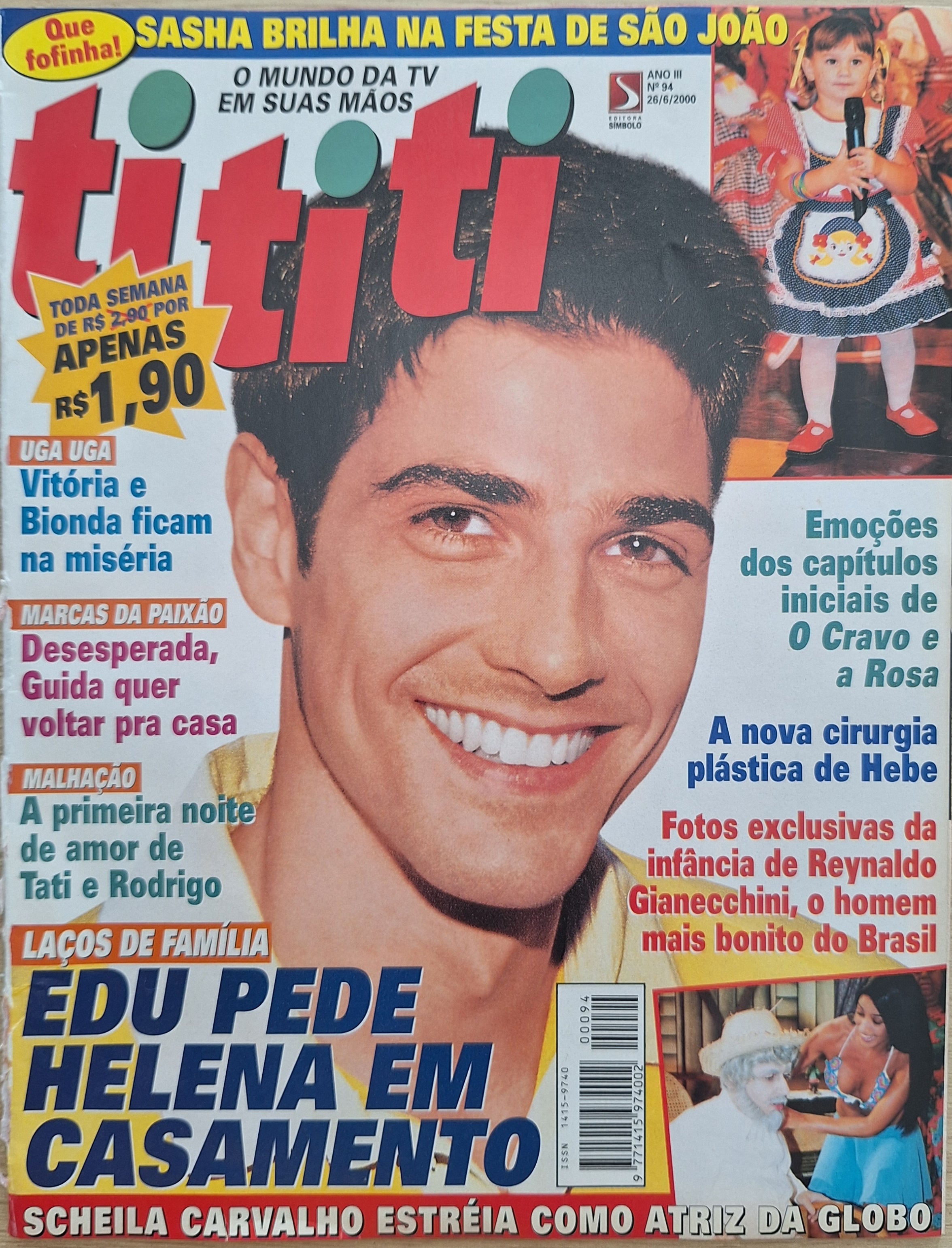 Revista Tititi 94 (2000) – Janna Revistas e Discos