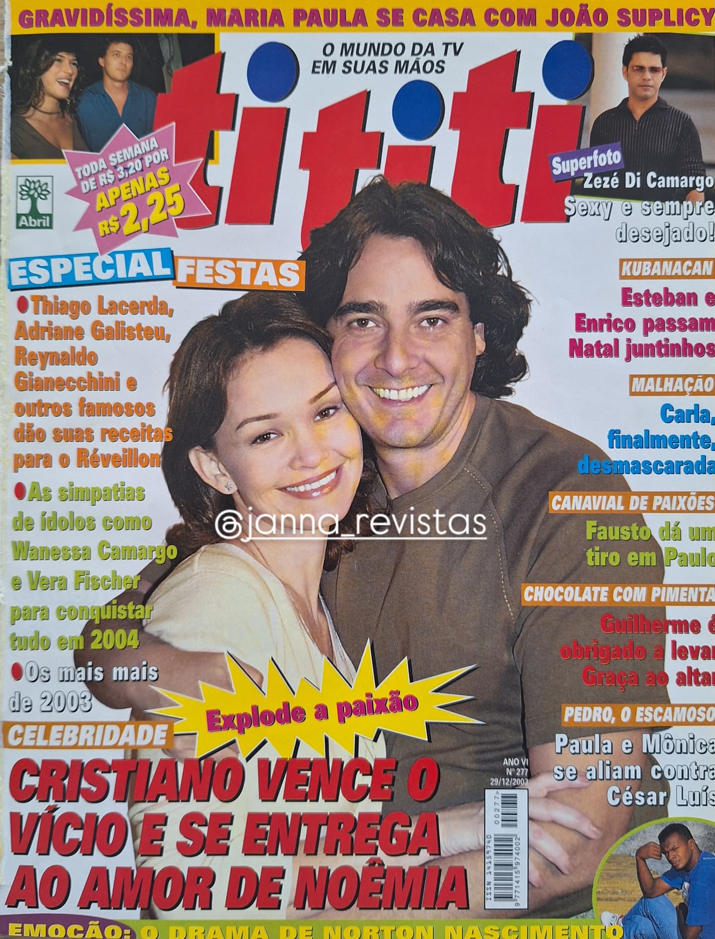 Revista Tititi 277 (2003) – Janna Revistas e Discos
