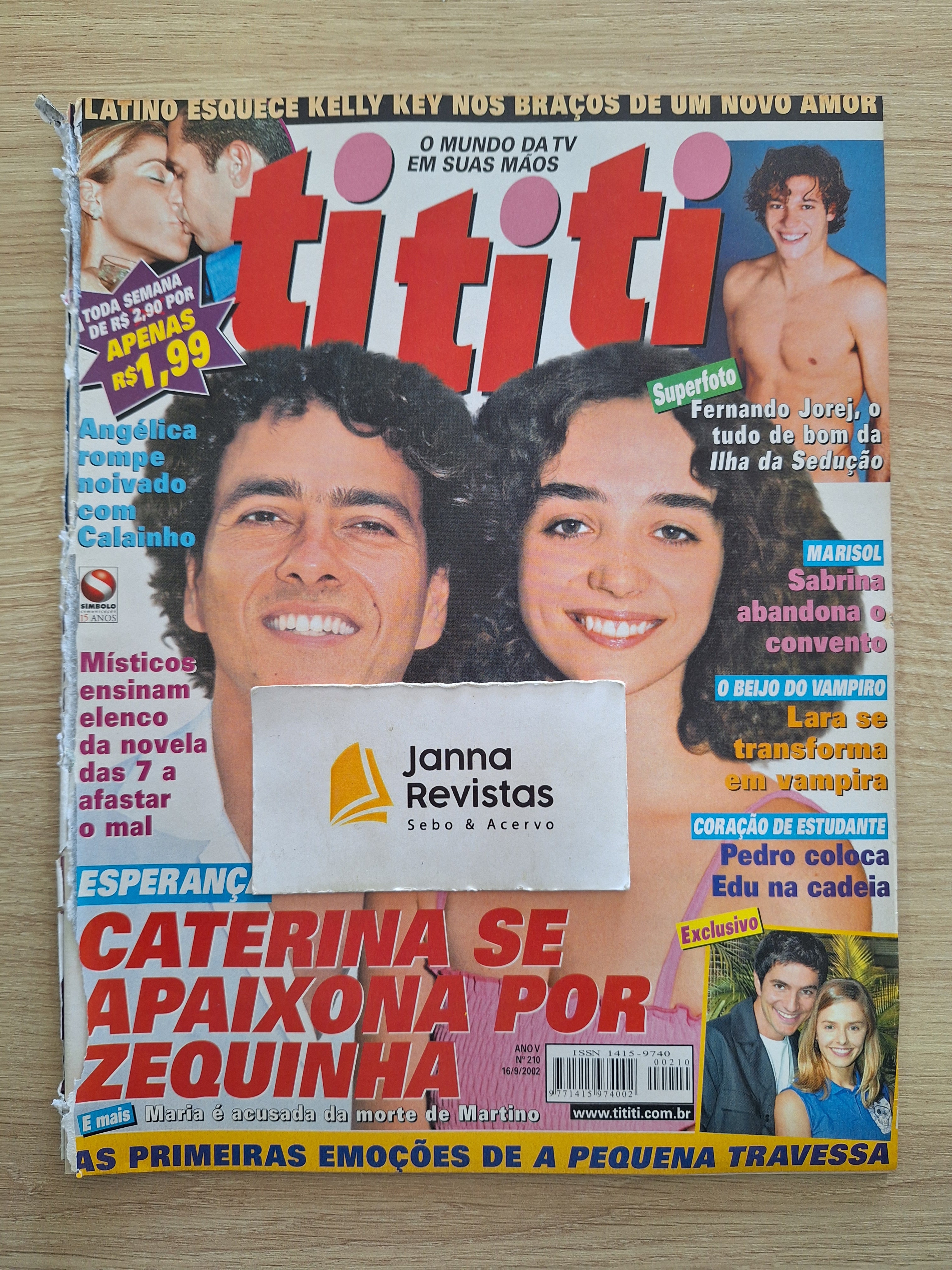 Revista Tititi 210 (2002) – Janna Revistas e Discos