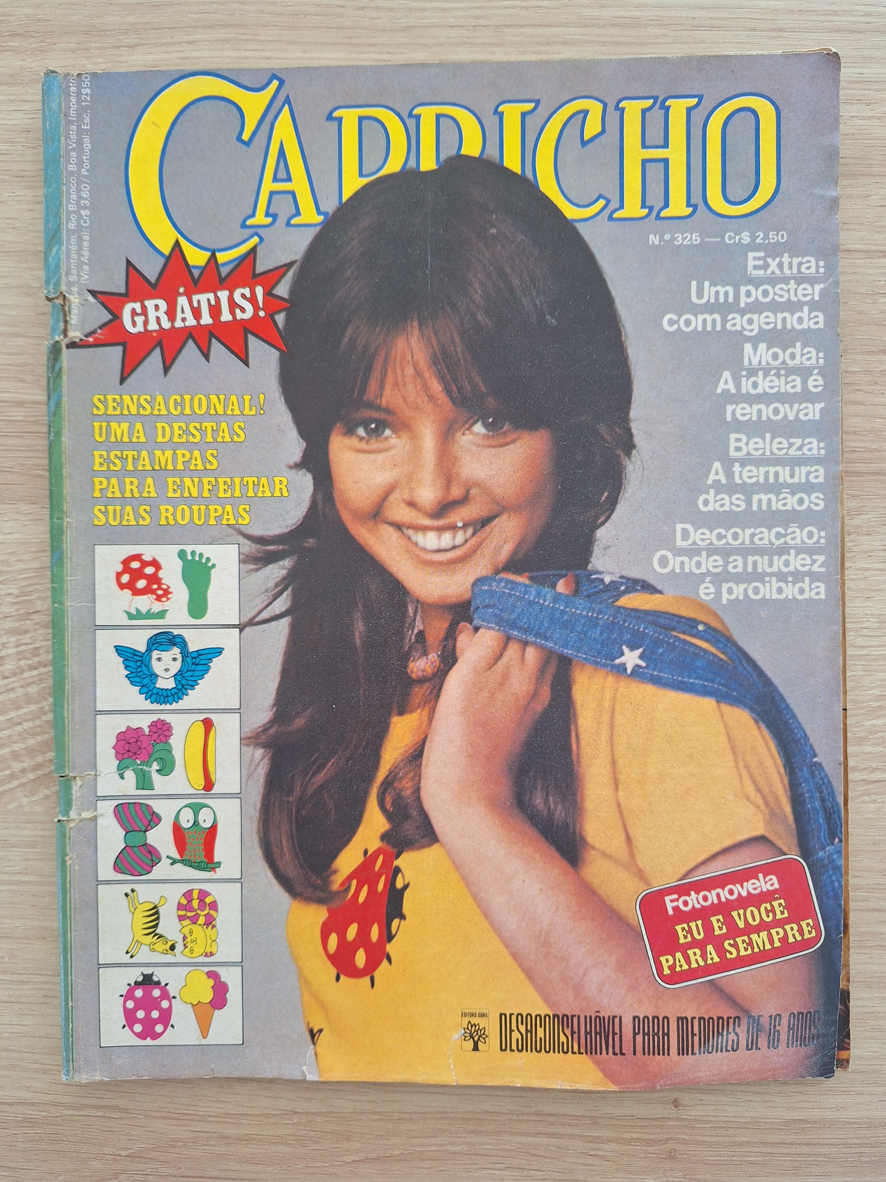 Revista Capricho 325 (1973) – Janna Revistas e Discos
