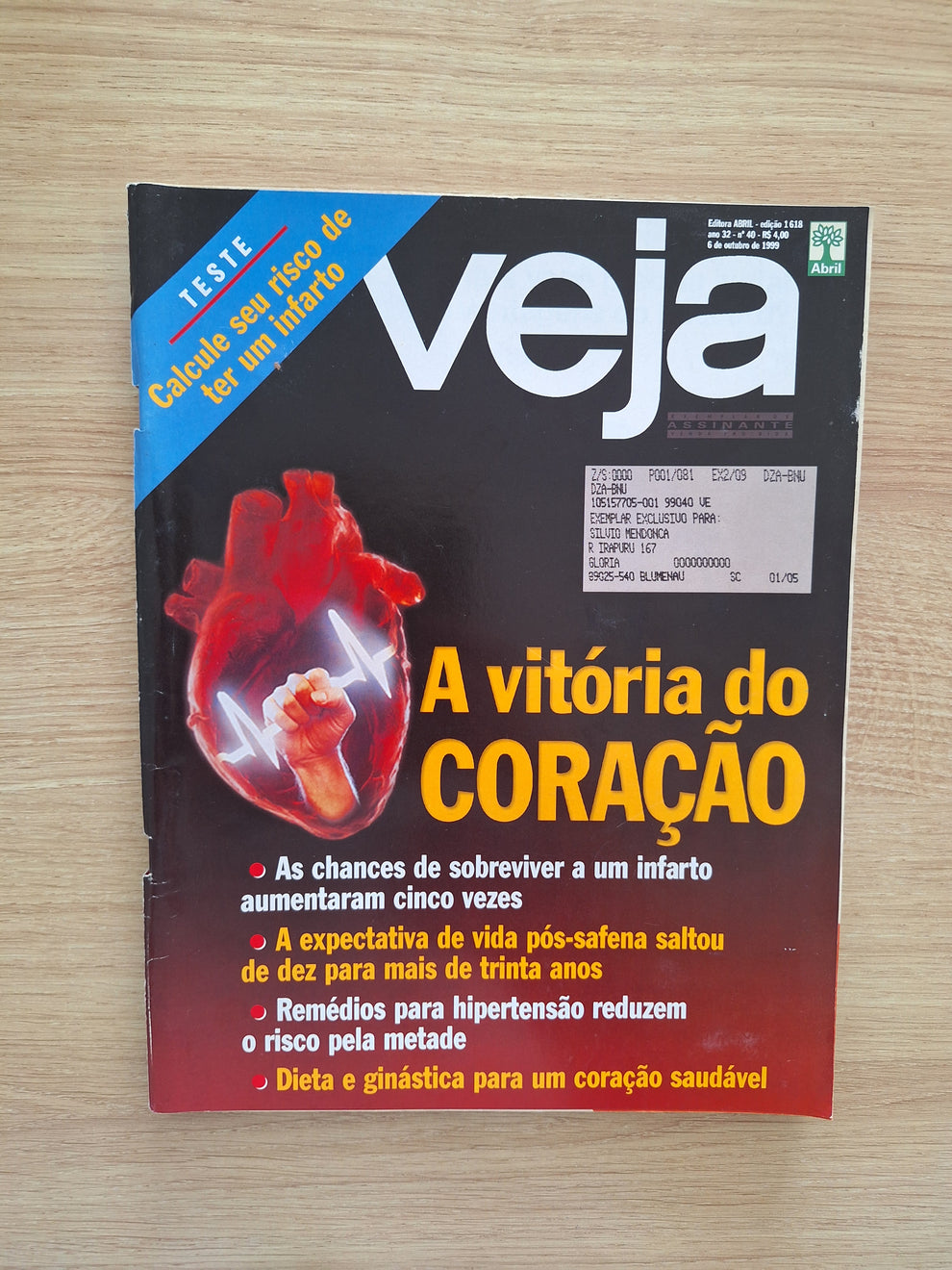 Revista Veja 1618 (1999) – Janna Revistas e Discos