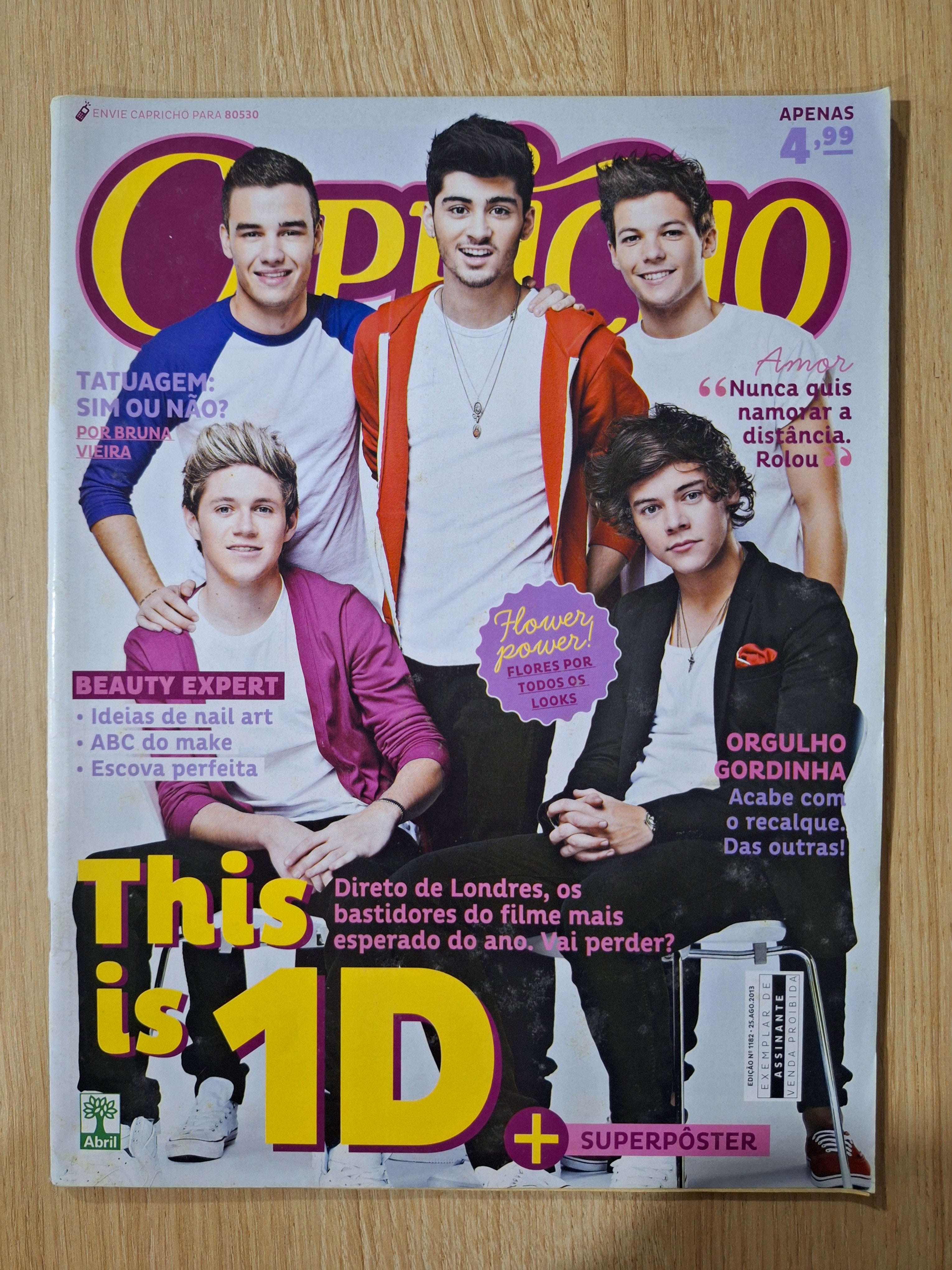 Revista Capricho 1182 (2013) – Janna Revistas e Discos