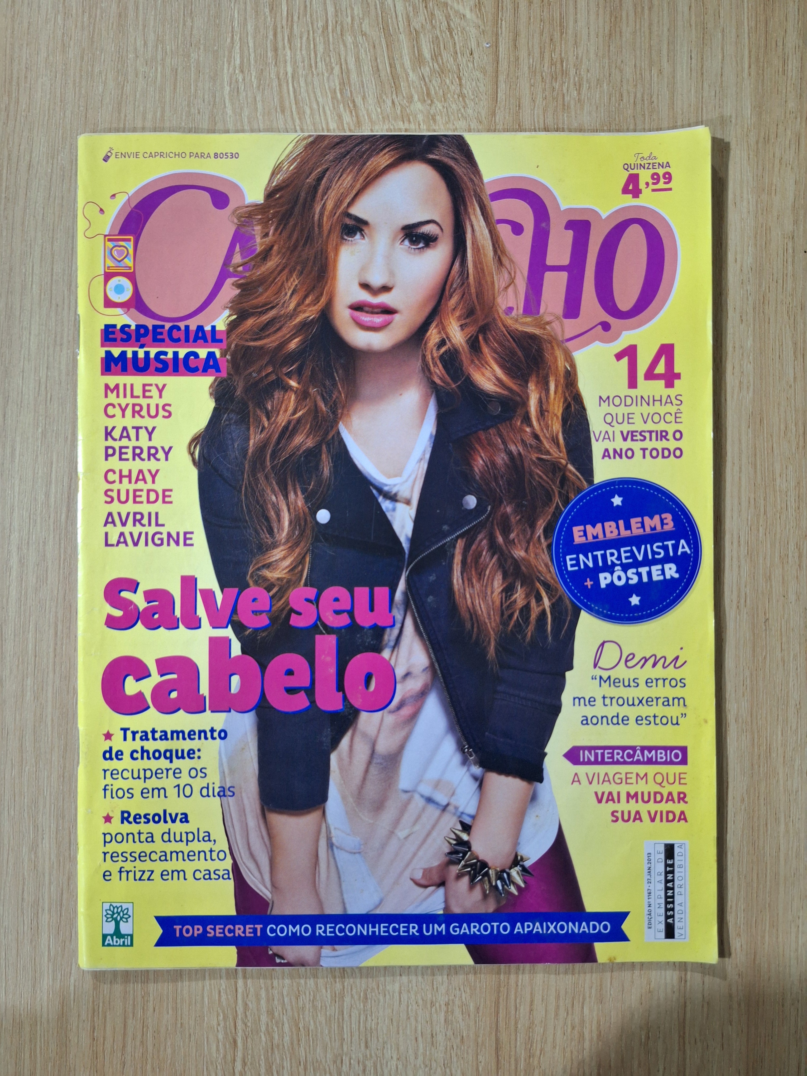 Revista Capricho 1167 (2013) – Janna Revistas e Discos