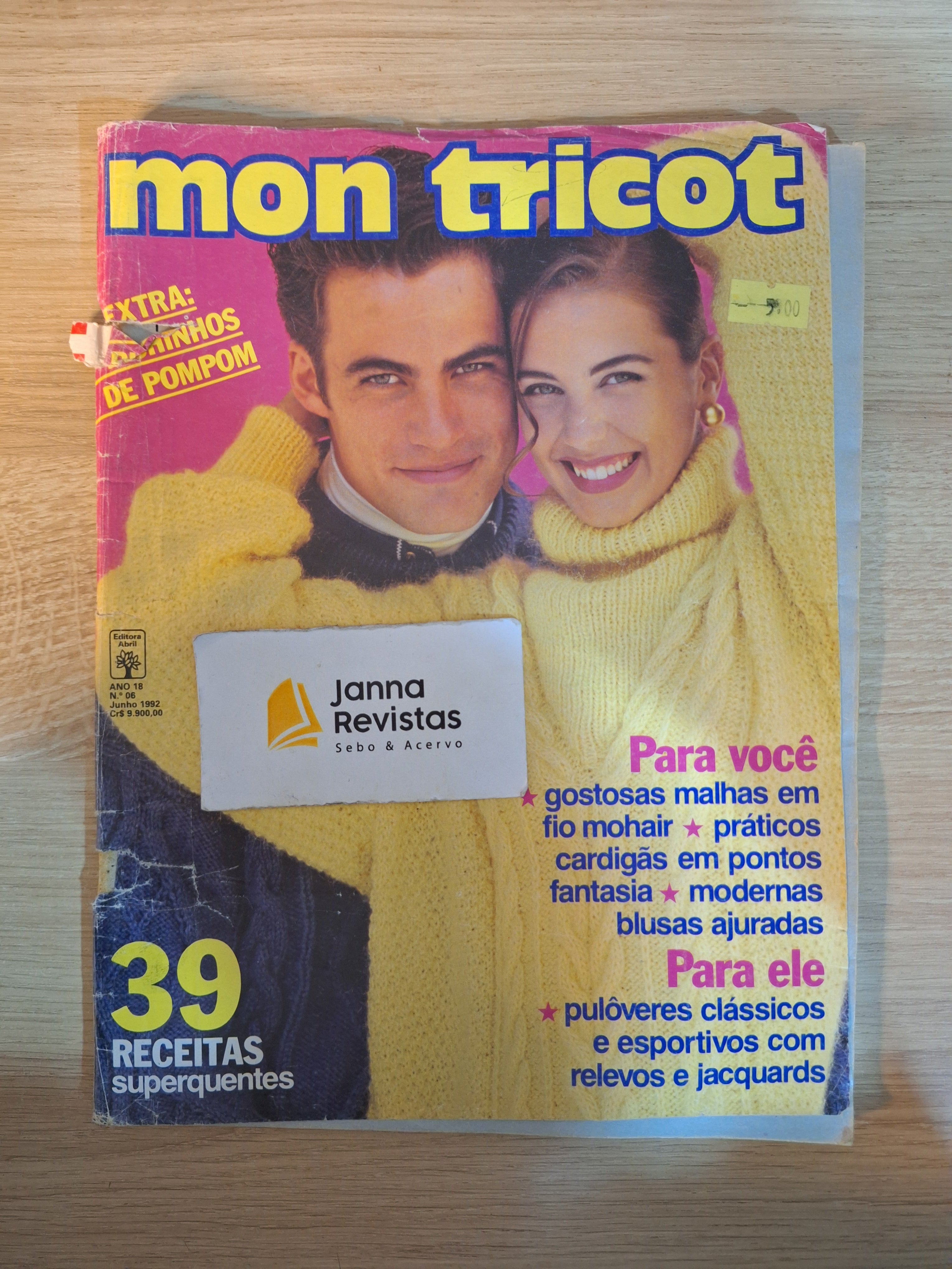 Revista Mon Tricot 142 (1992) – Janna Revistas e Discos