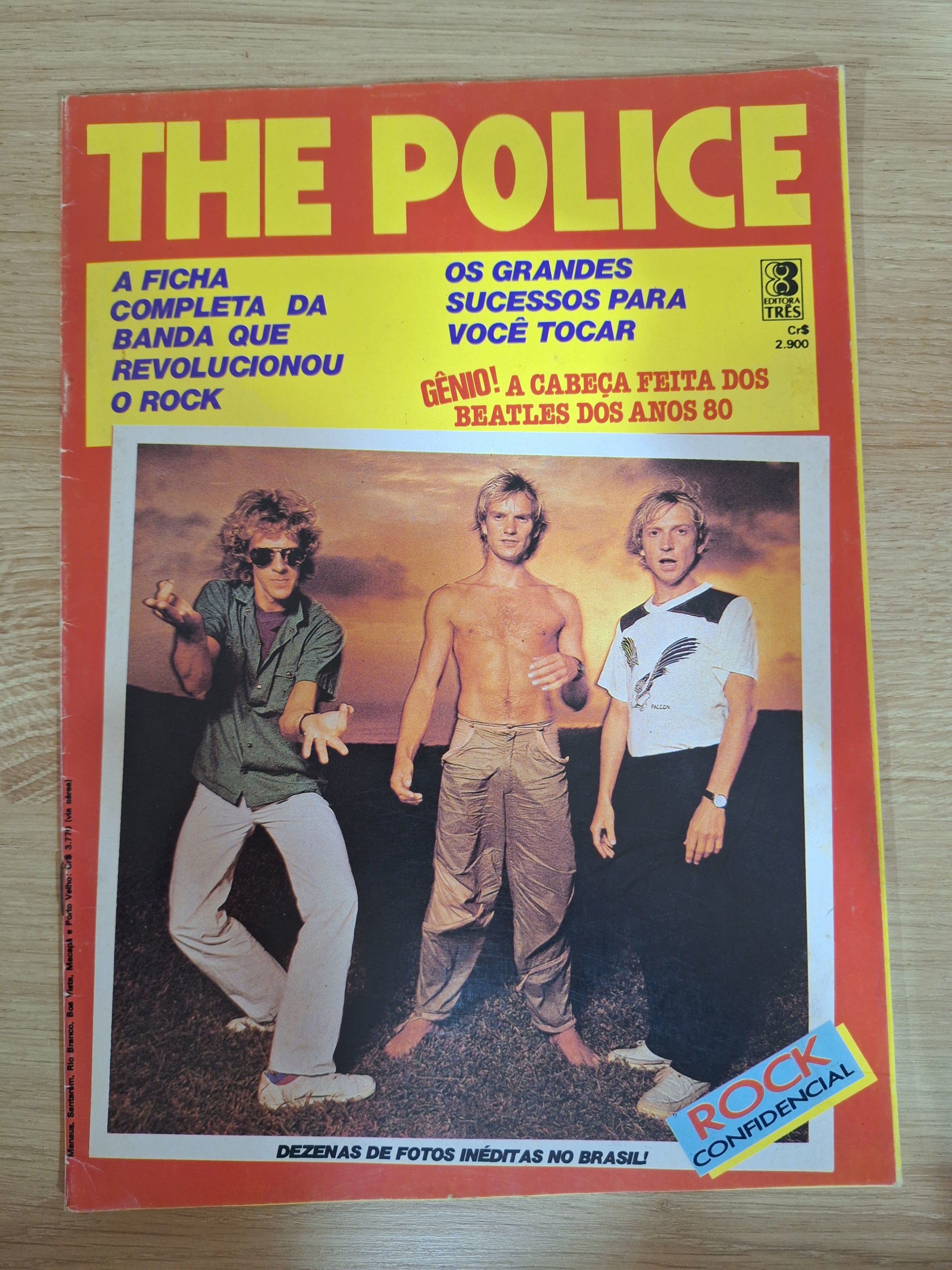 Revista The Police (1984) – Janna Revistas e Discos