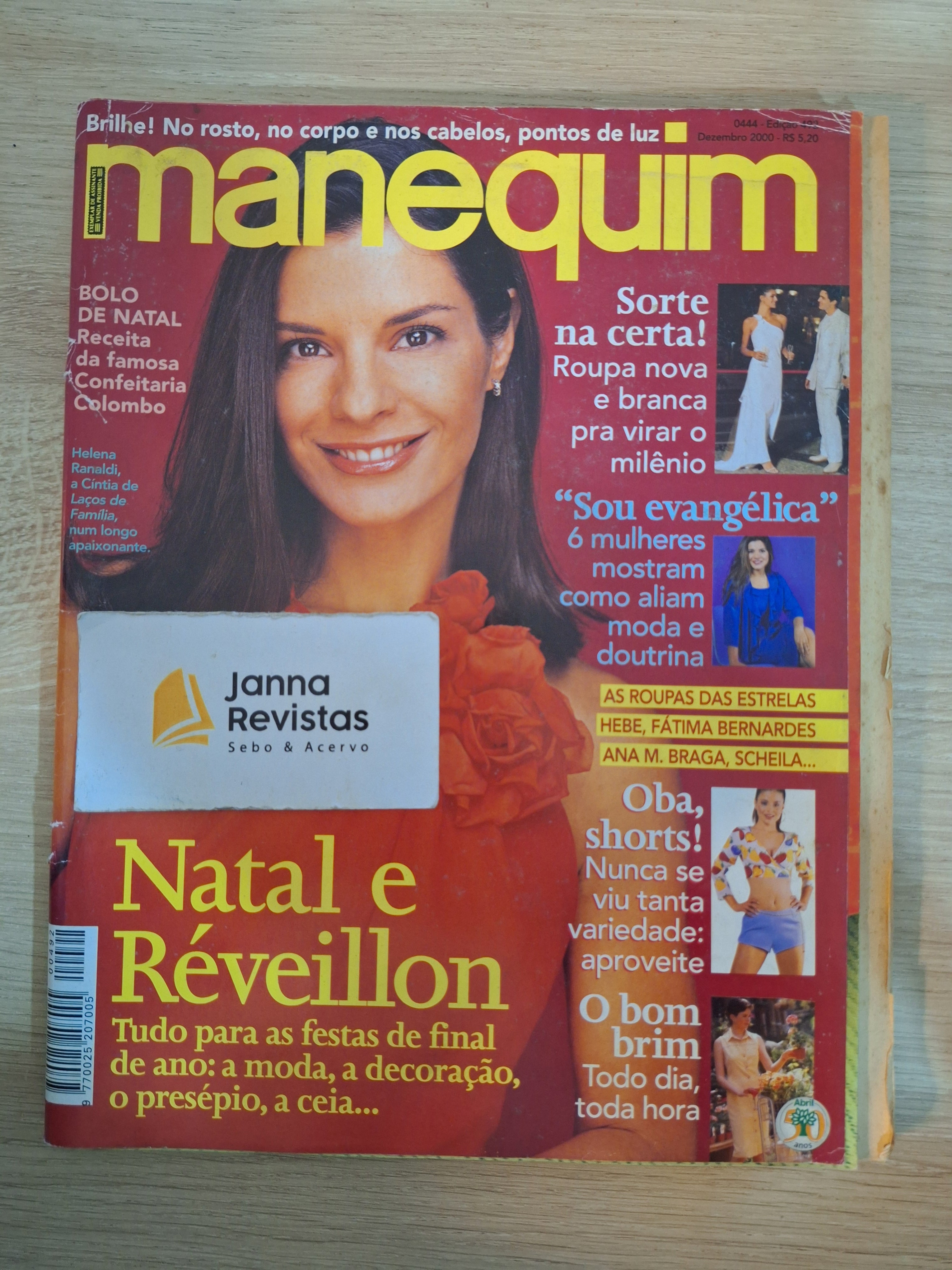 Revista Manequim 492 (2000) – Janna Revistas e Discos