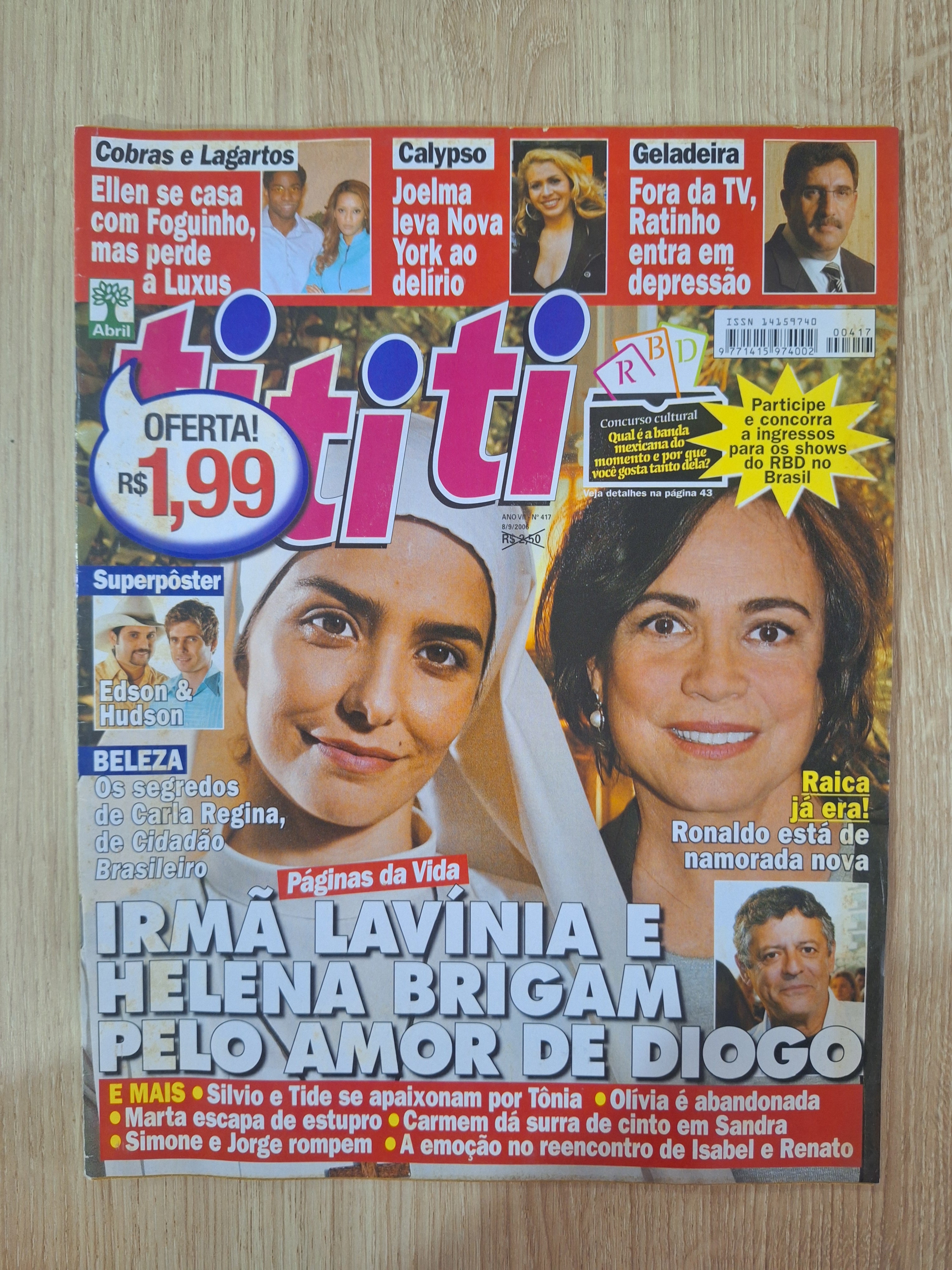Revista Tititi 417 (2006) – Janna Revistas e Discos