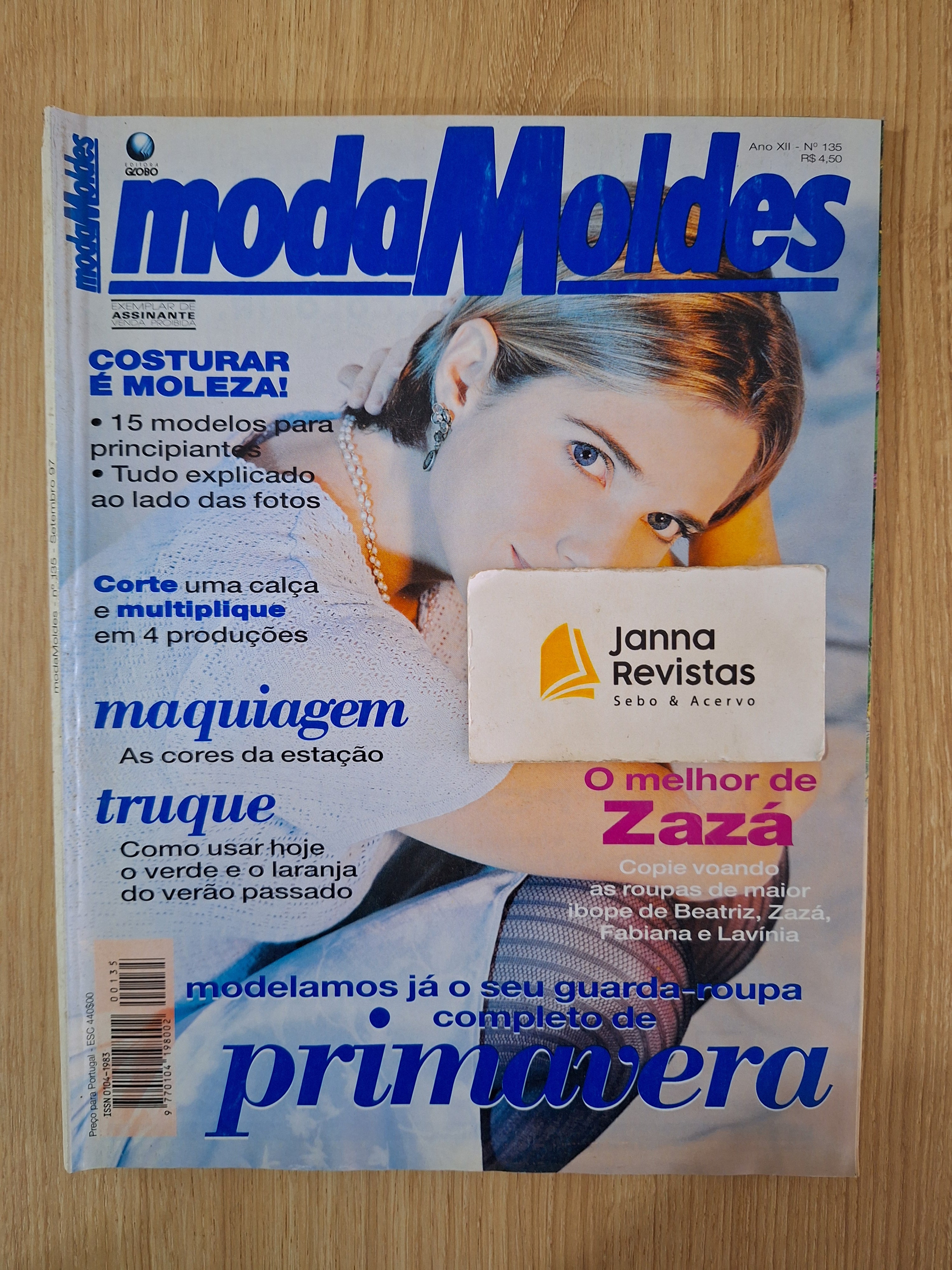 Revista Moda Moldes 135 (1997) – Janna Revistas e Discos